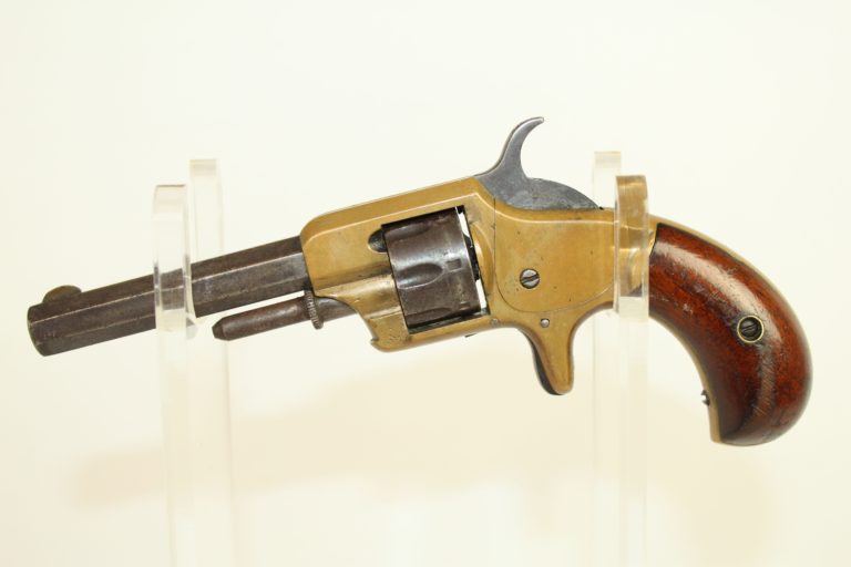 Eli Whitney .22 Revolver Pistol Antique Firearm 001 | Ancestry Guns