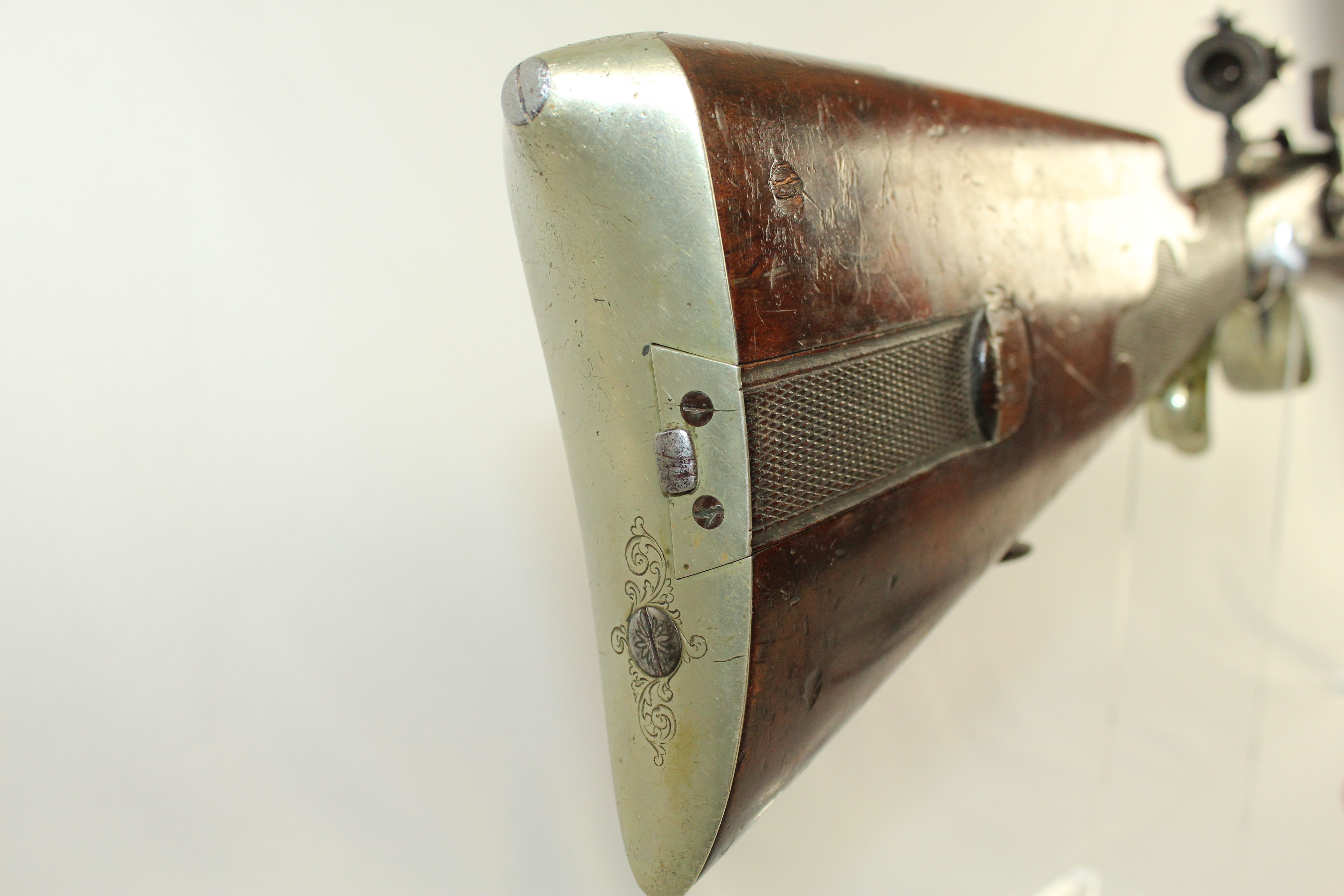 German Fischer & Sohne Zeller-Mehlis Long Rifle Antique Firearm 005 ...