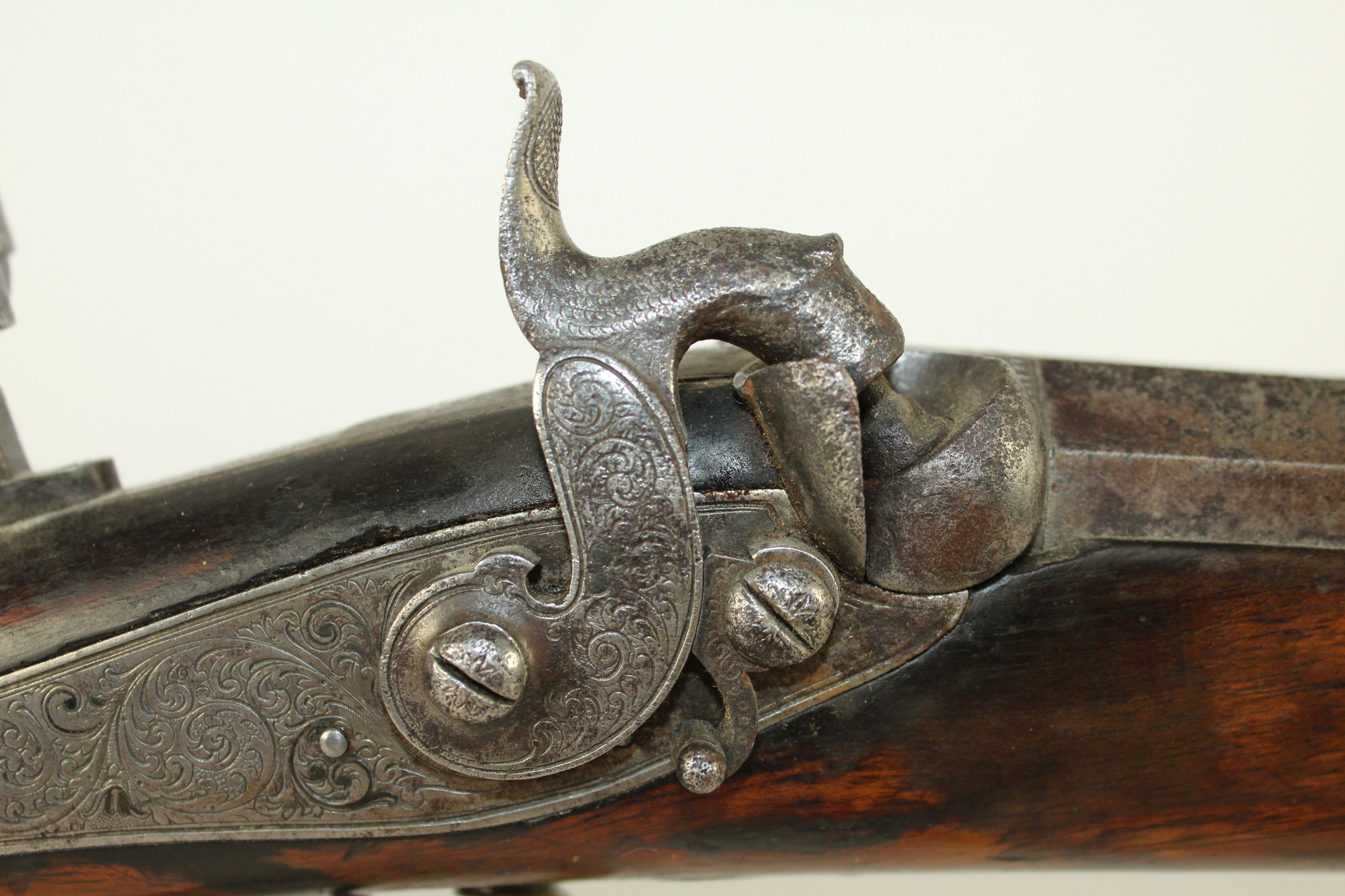 German Fischer & Sohne Zeller-Mehlis Long Rifle Antique Firearm 008 ...