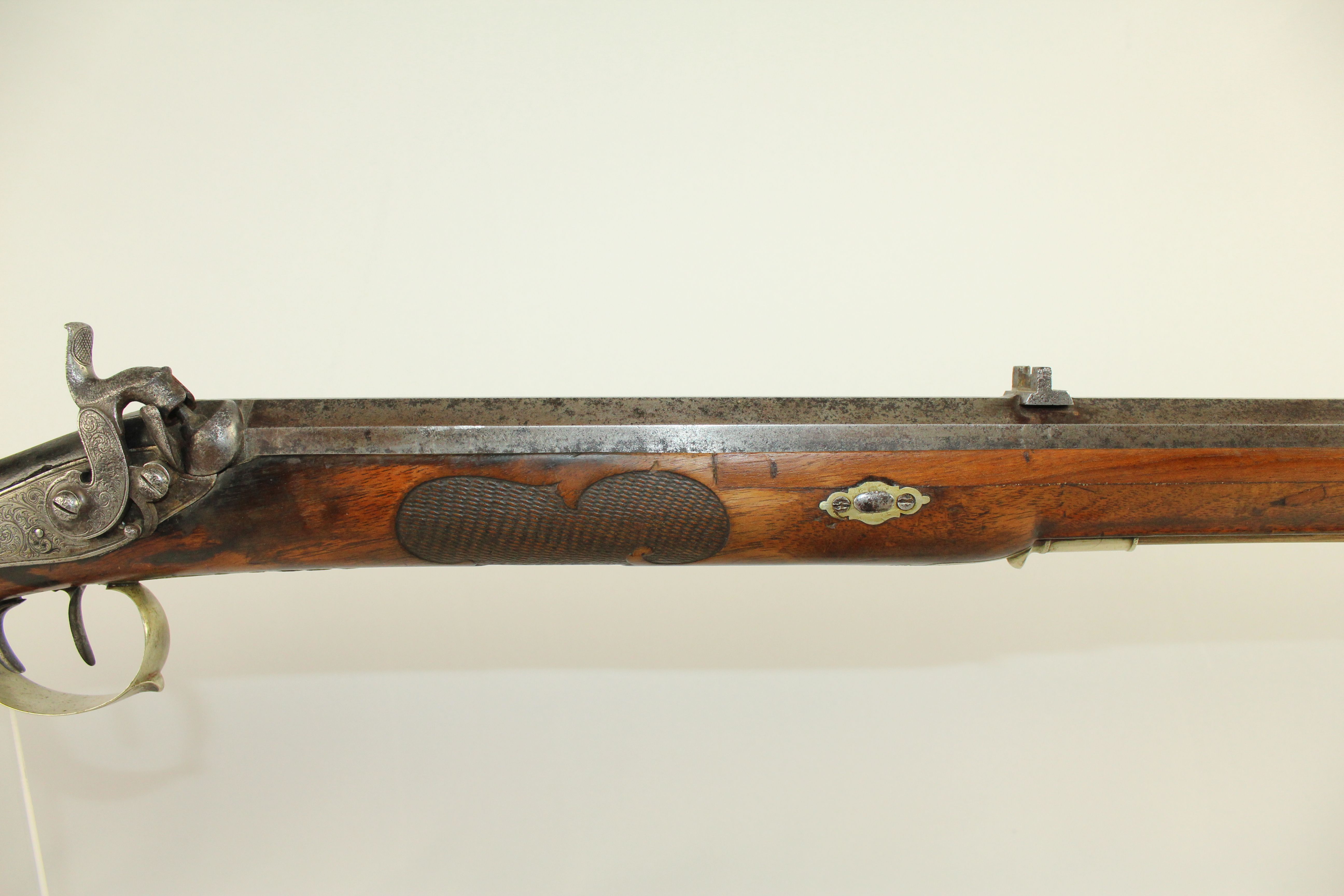 German Fischer & Sohne Zeller-Mehlis Long Rifle Antique Firearm 011 ...