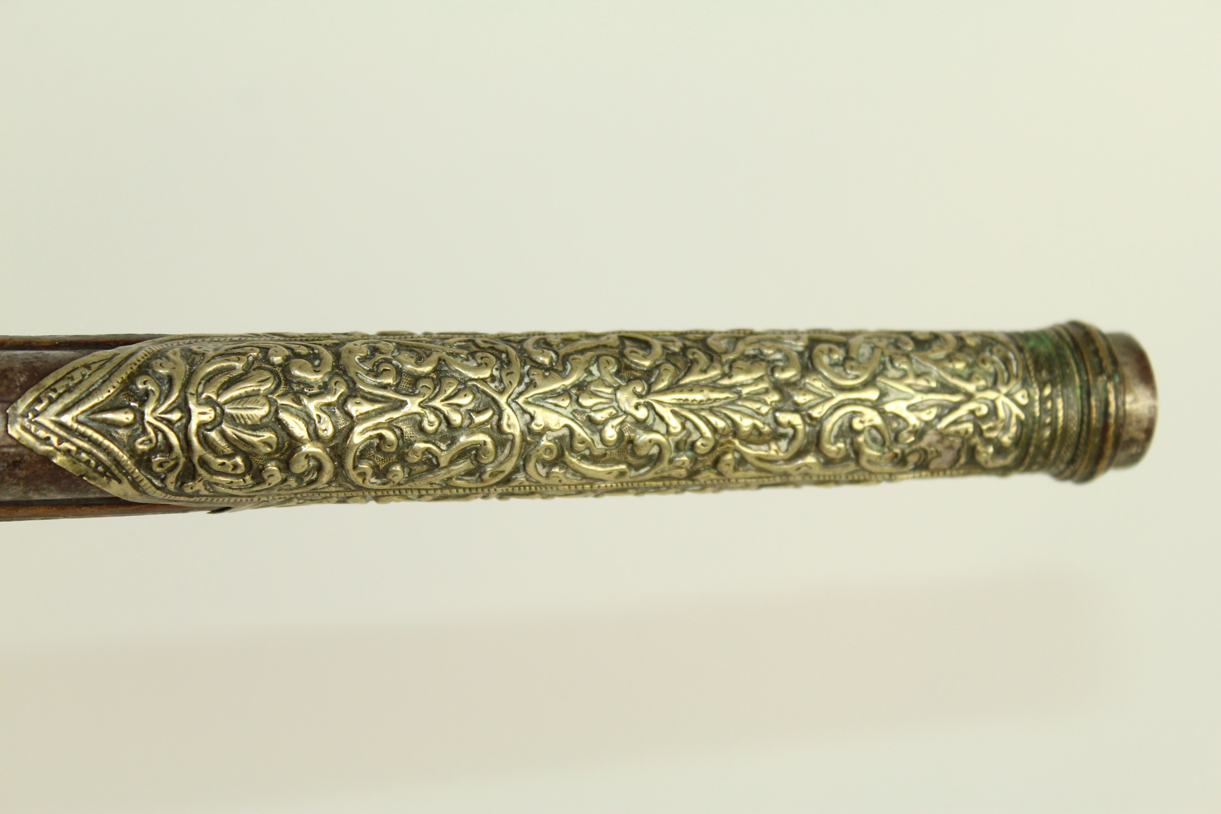 Ottoman Turkish Flintlock Pistol Ornate Engraved Antique Firearm 007 ...