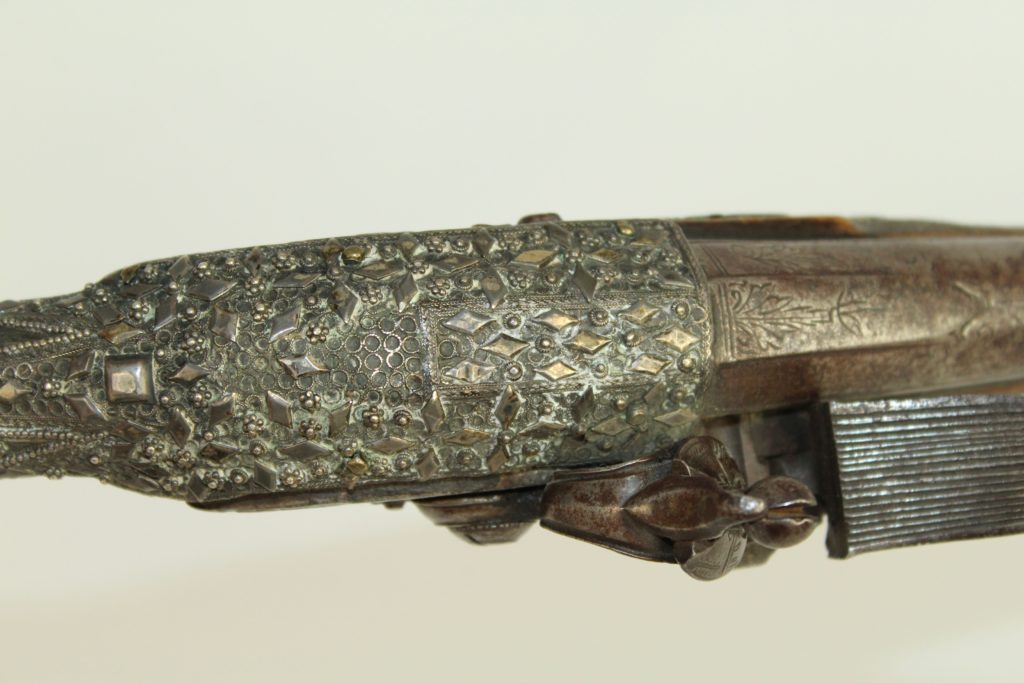Ottoman Turkish Flintlock Pistol Ornate Engraved Antique Firearm 009 ...