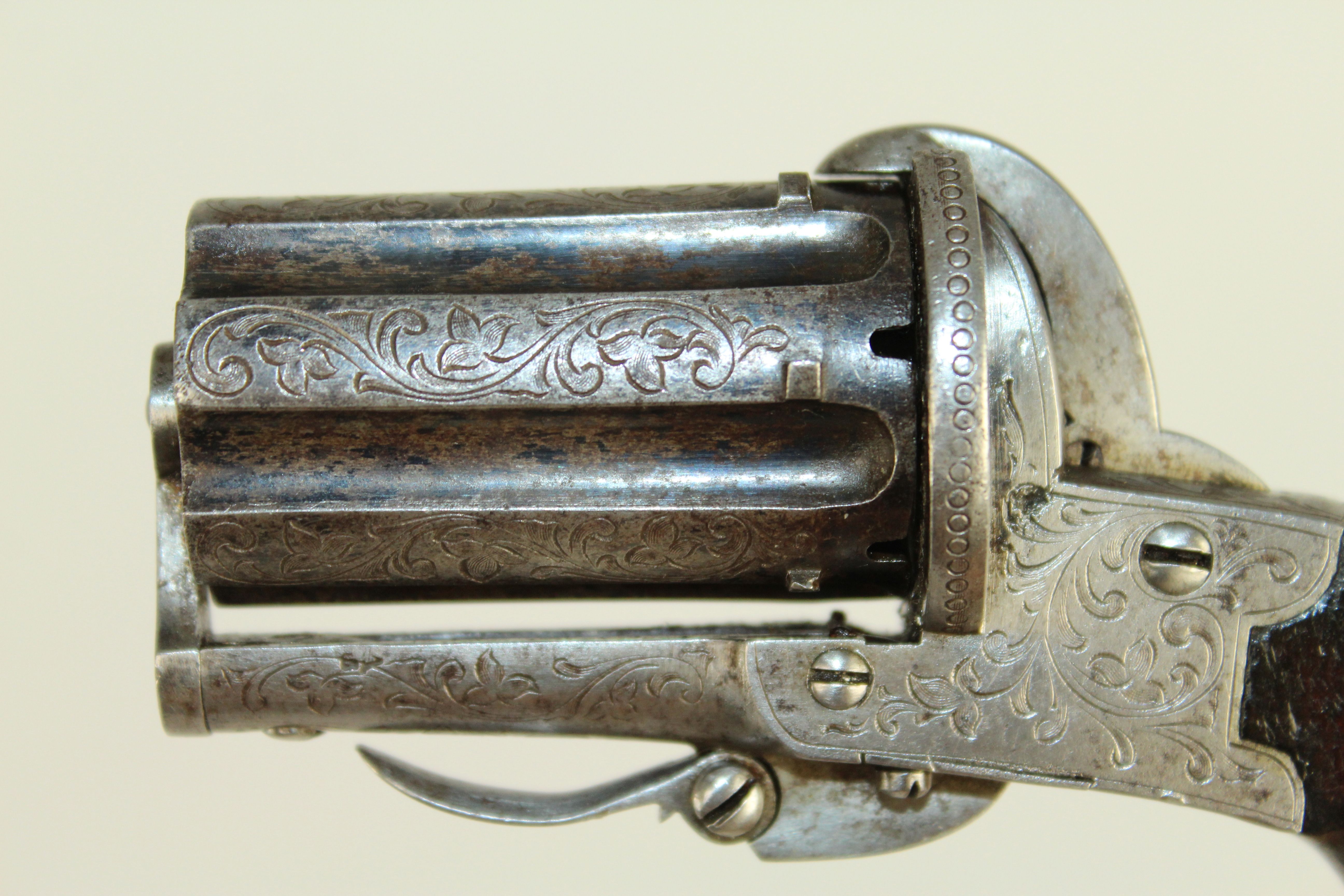 Pepperbox Revolver Pistol Antique Firearm 002 | Ancestry Guns