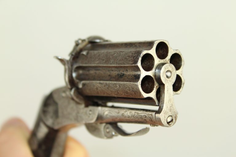 Pepperbox Revolver Pistol Antique Firearm 005 | Ancestry Guns