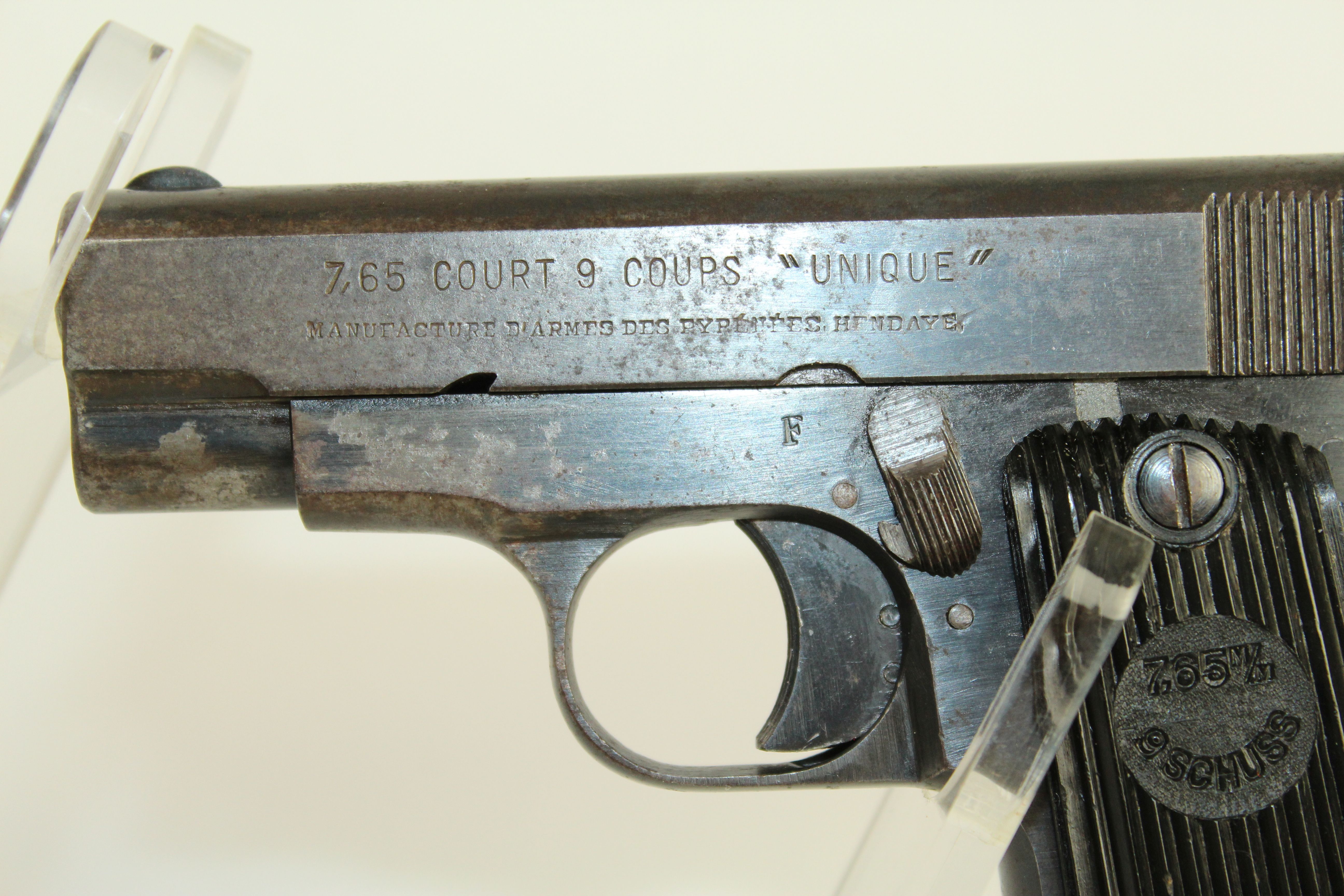 WWII Nazi German French Occupation Unique Pistol Antique Firearm 018 ...