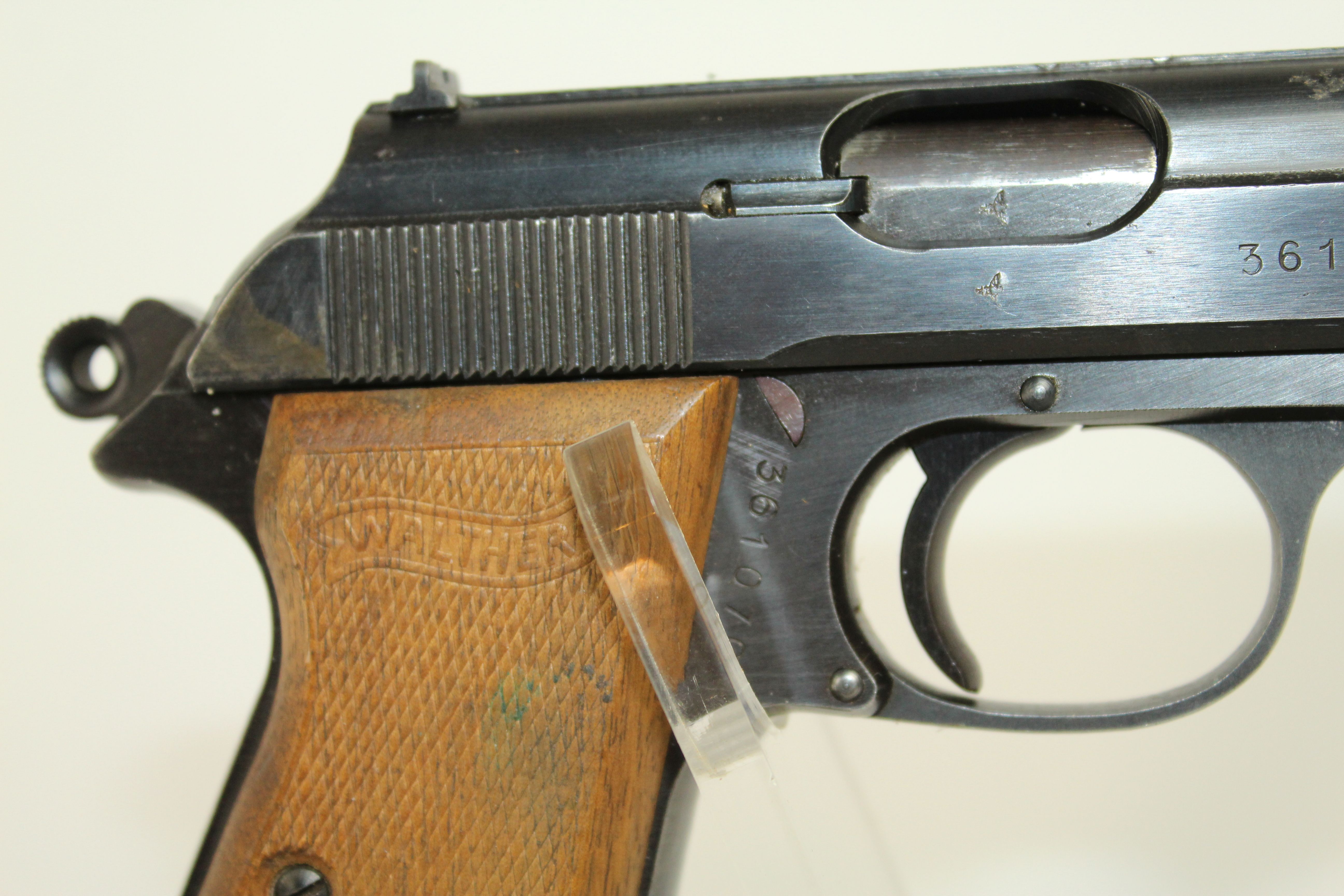 WWII Nazi German Police Eagle F Marked Walther PP Pistol Antique ...