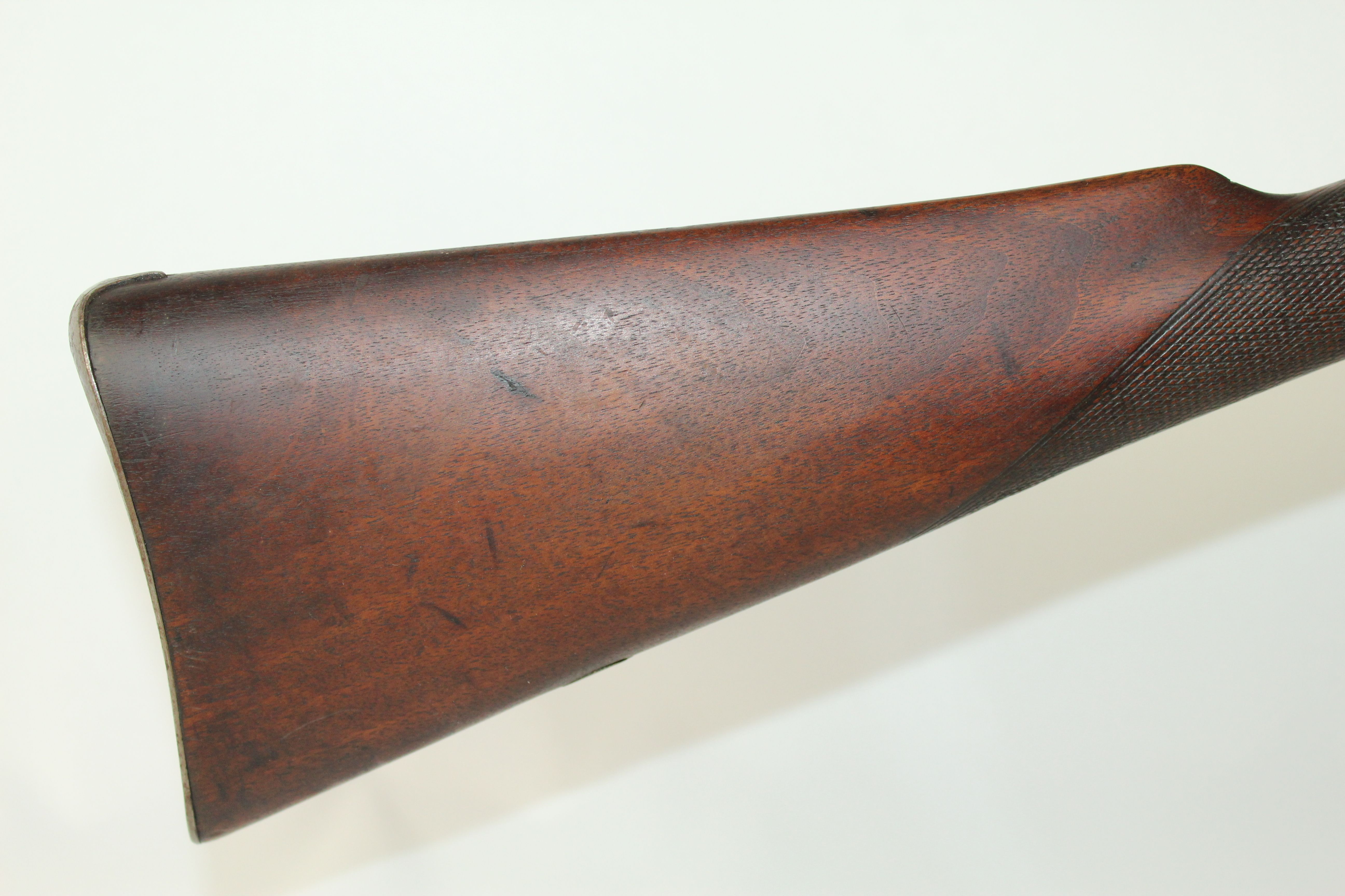 Belgian Double Barrel Percussion Shotgun Antique Firearm 004 | Ancestry ...