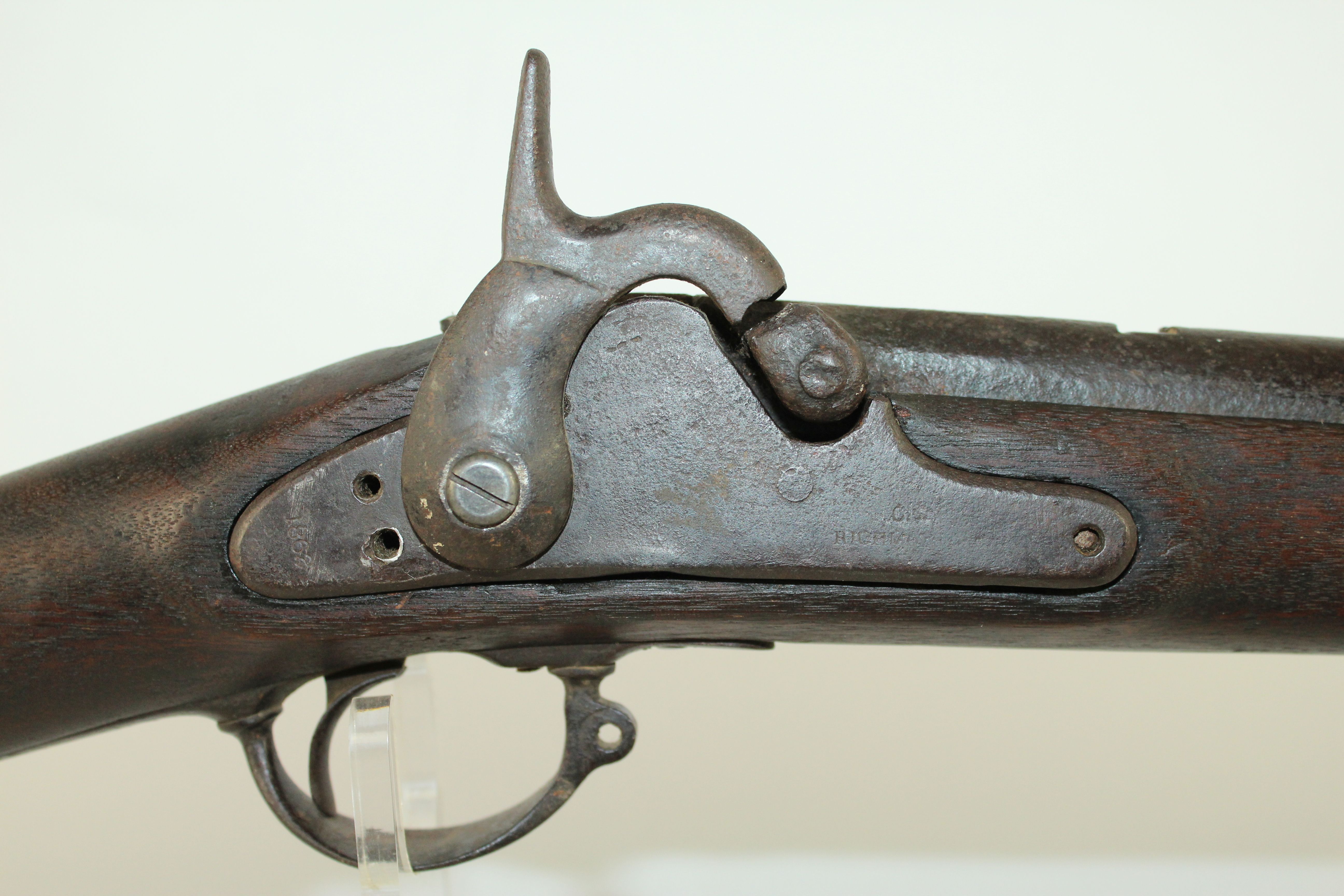 Civil War CSA Richmond Armory Virginia Southern Rebel Rifle Musketoon ...