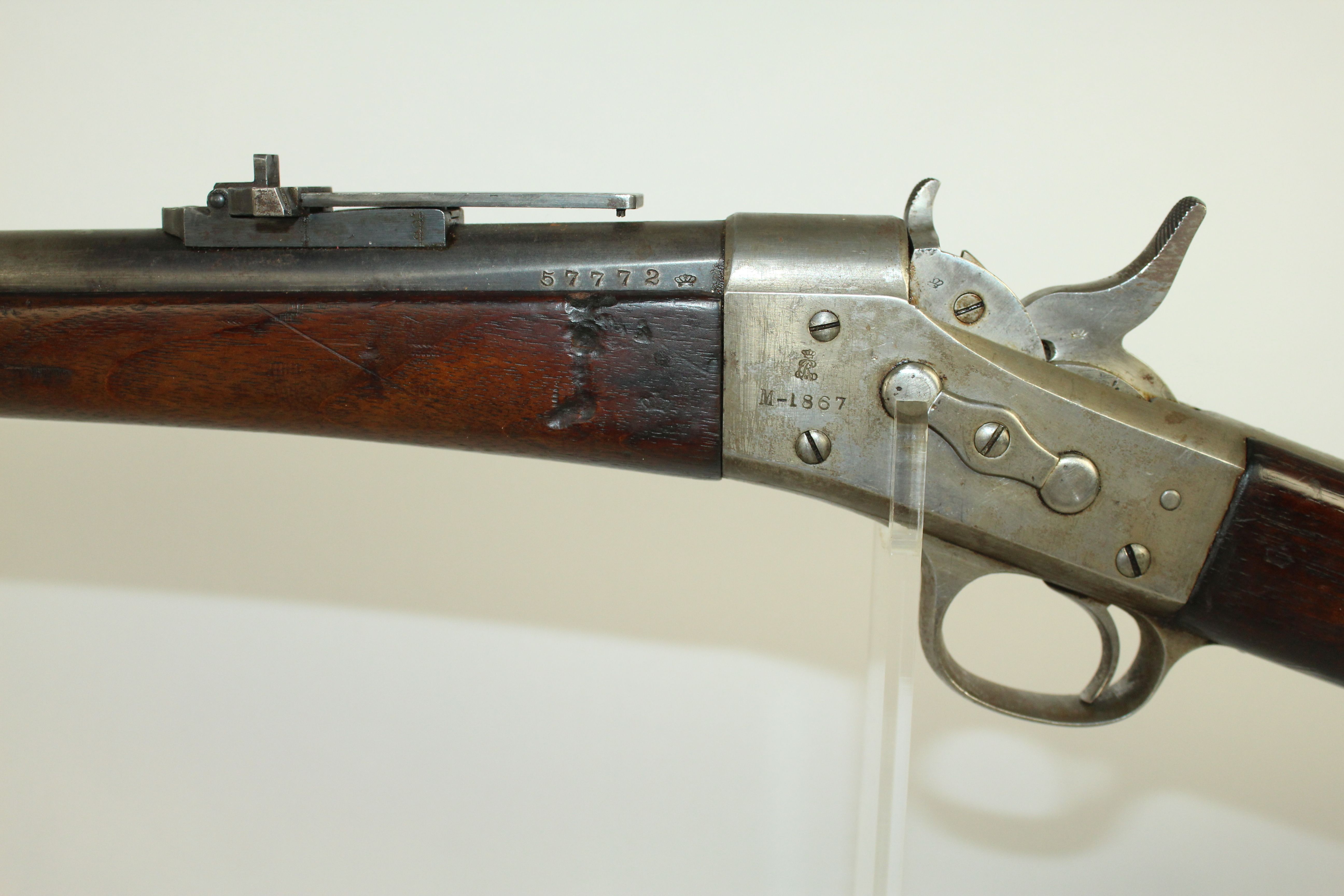 Danish Remington Rolling Block Model 1867 Antique Firearm 001 ...