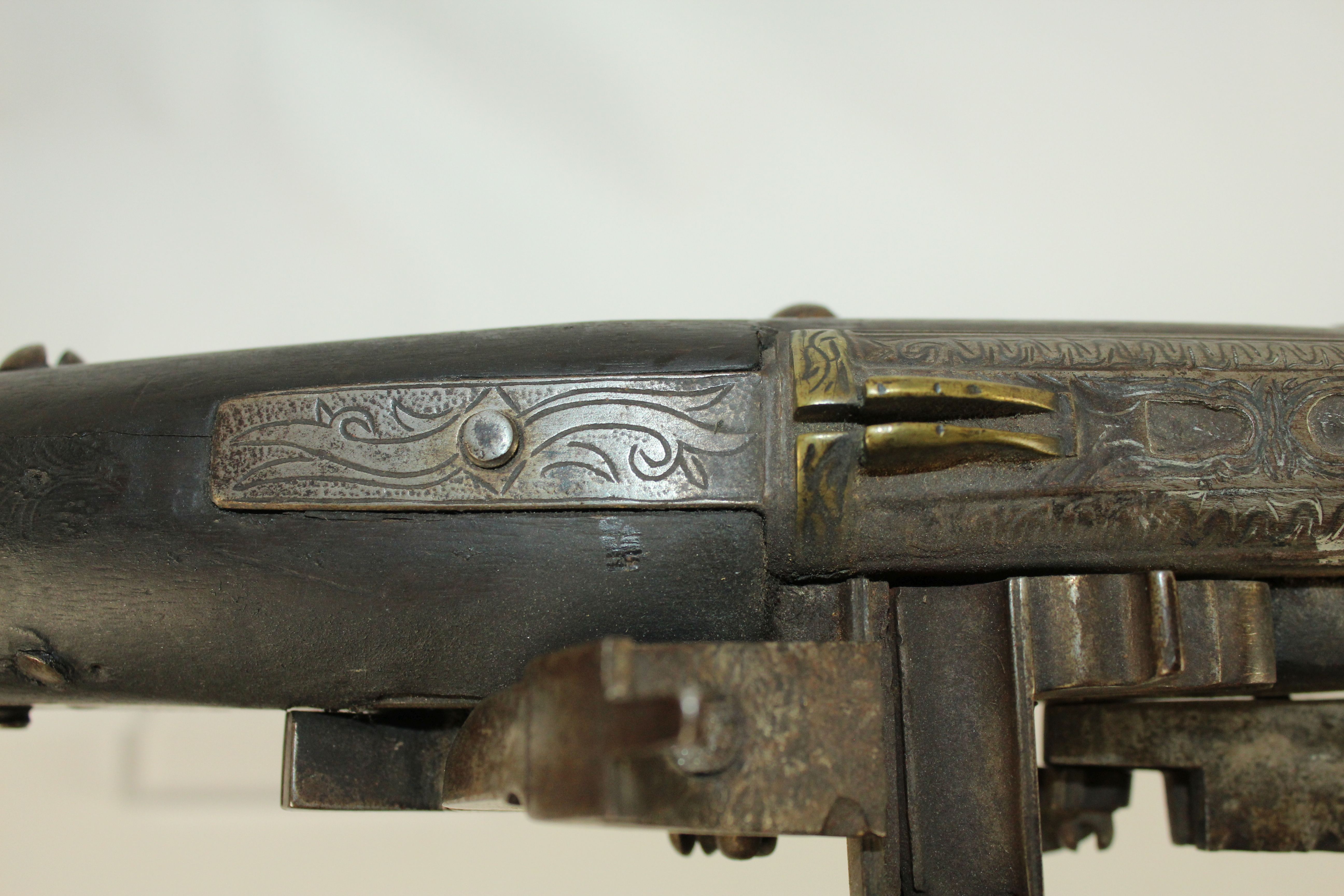 African Musket Kabyle Snaphaunce Flintlock Antique Firearm 005 ...