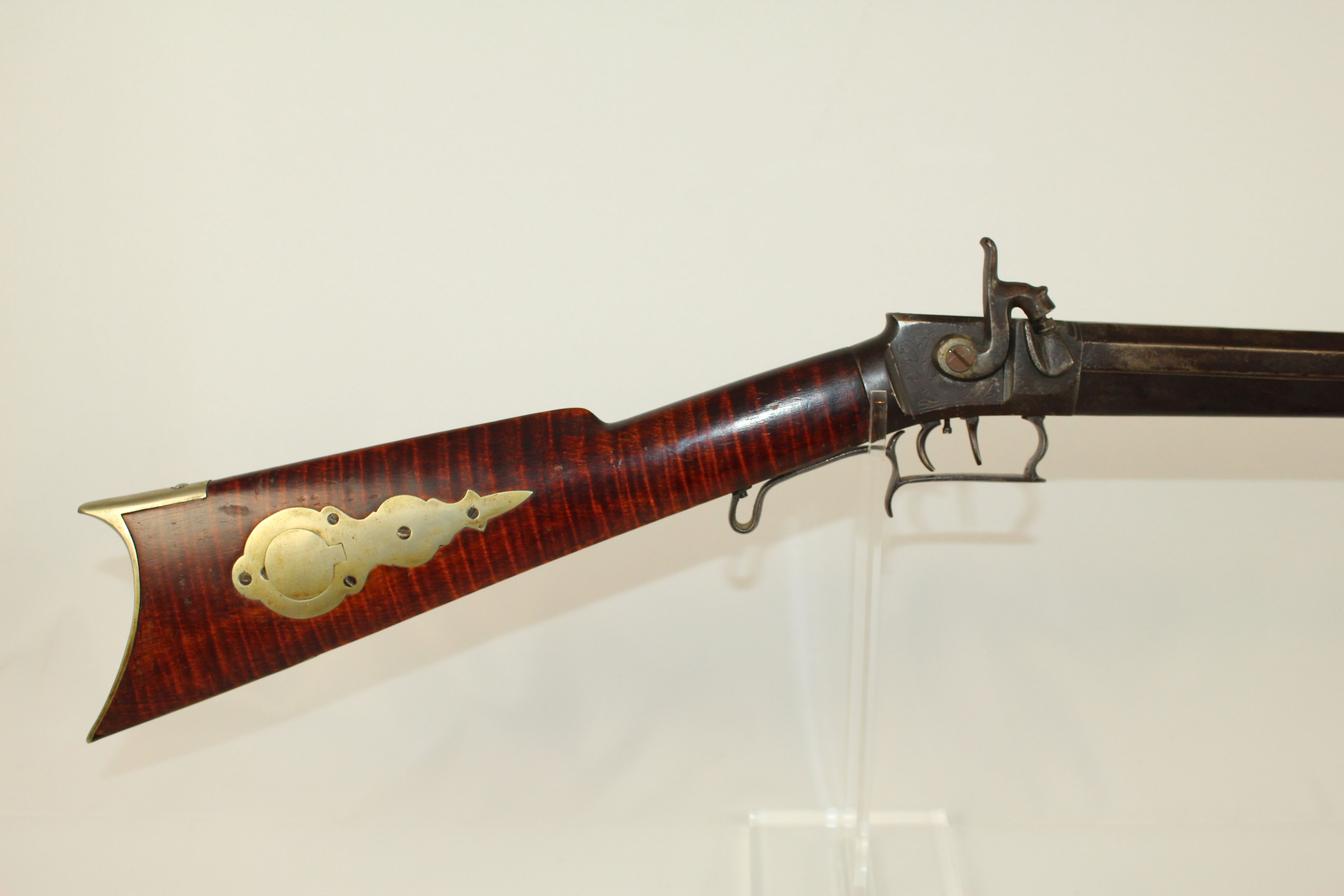American Half Stock Long Rifle Kentucky Pennsylvania Antique Firearm ...