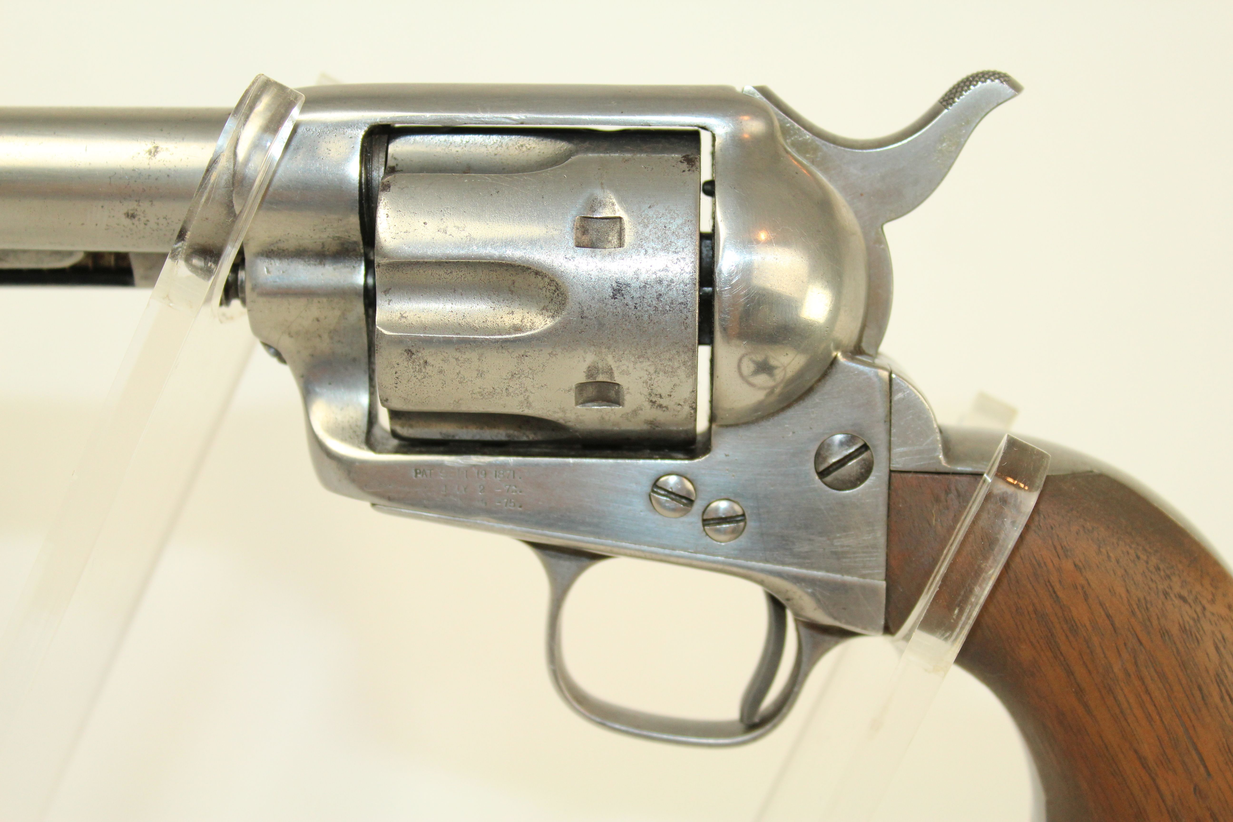 Black Powder Frame Colt SAA Single Action Army Revolver Antique Firearm ...