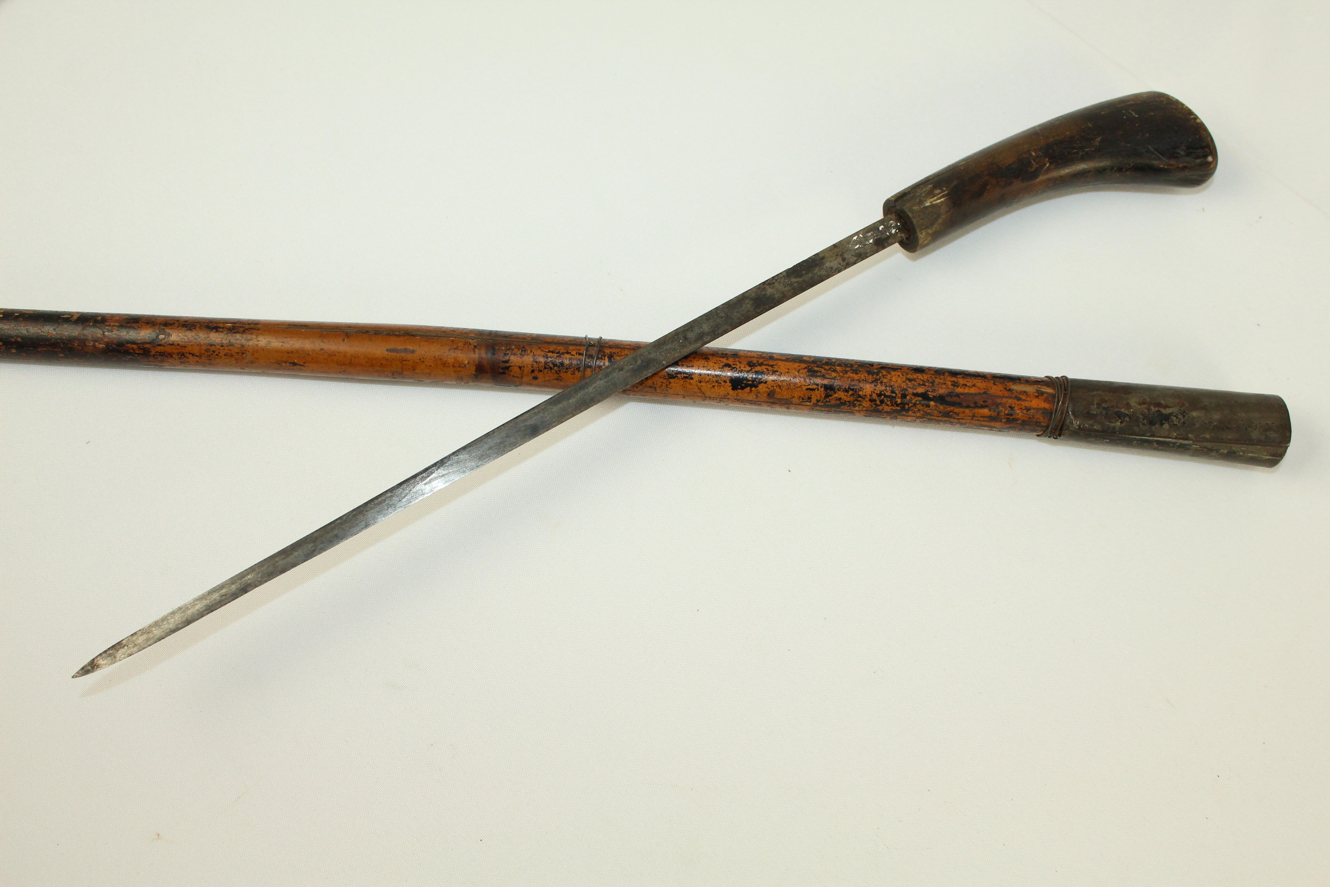Cane Sword Antique Firearm 001 | Ancestry Guns