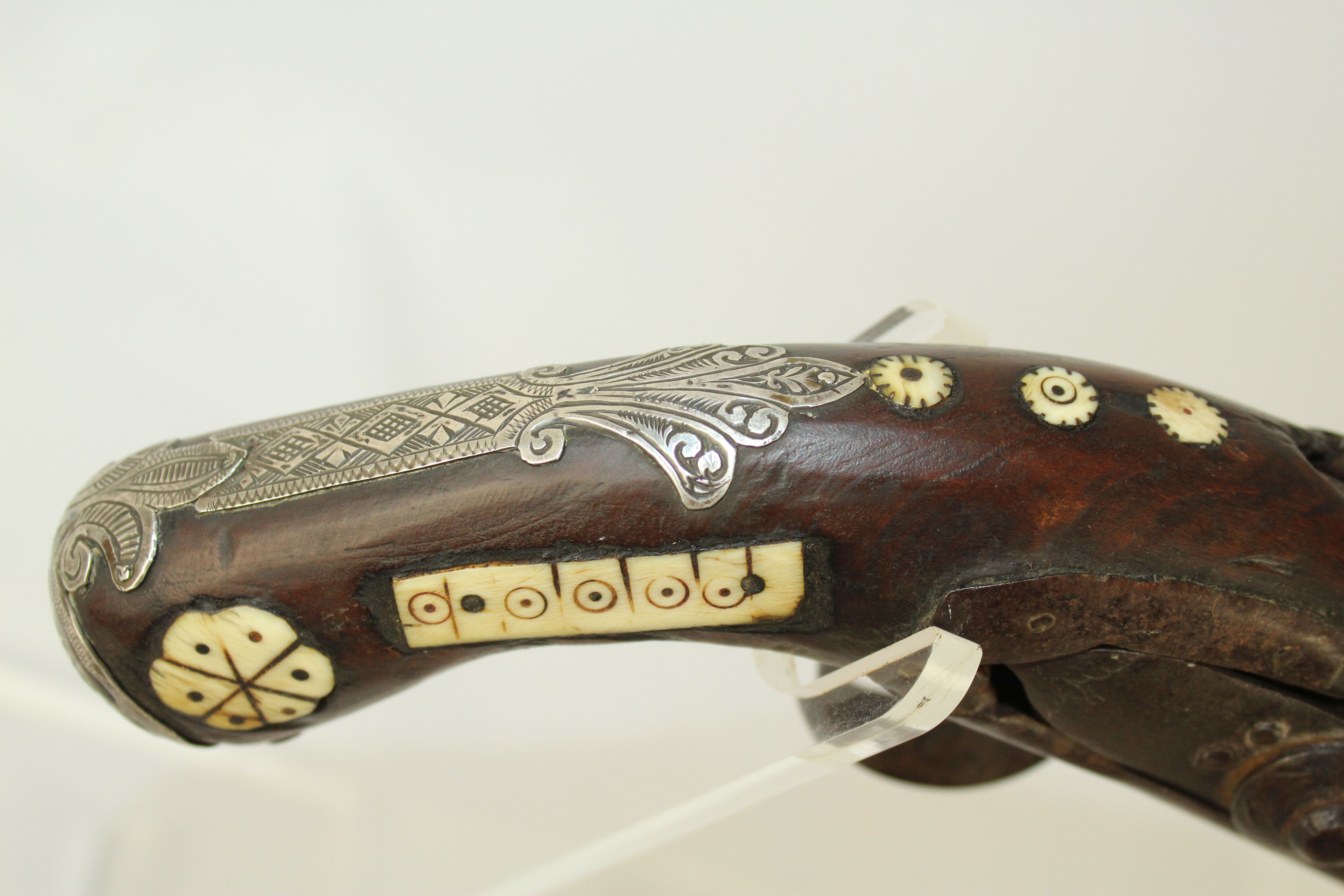 Colonial Flintlock Pistol Antique Firearm 006 | Ancestry Guns