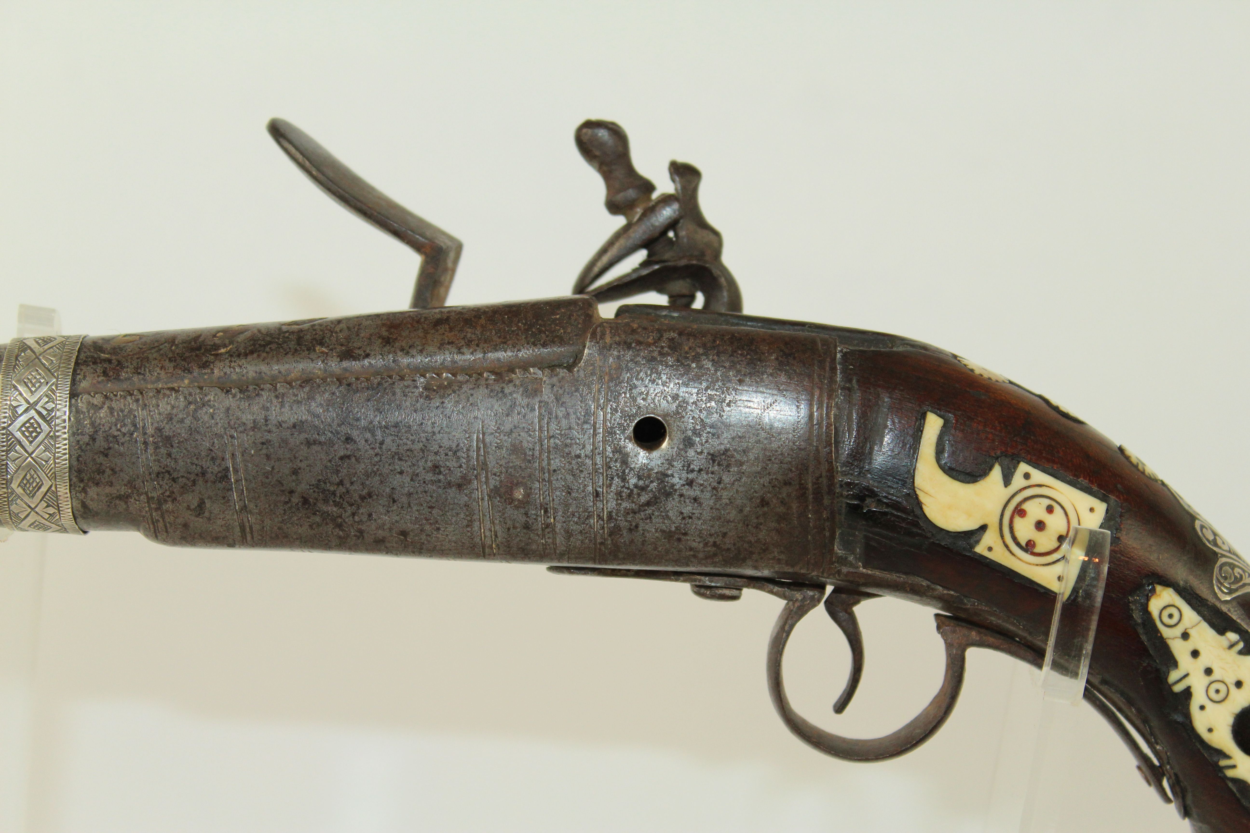 Colonial Flintlock Pistol Antique Firearm 010 | Ancestry Guns