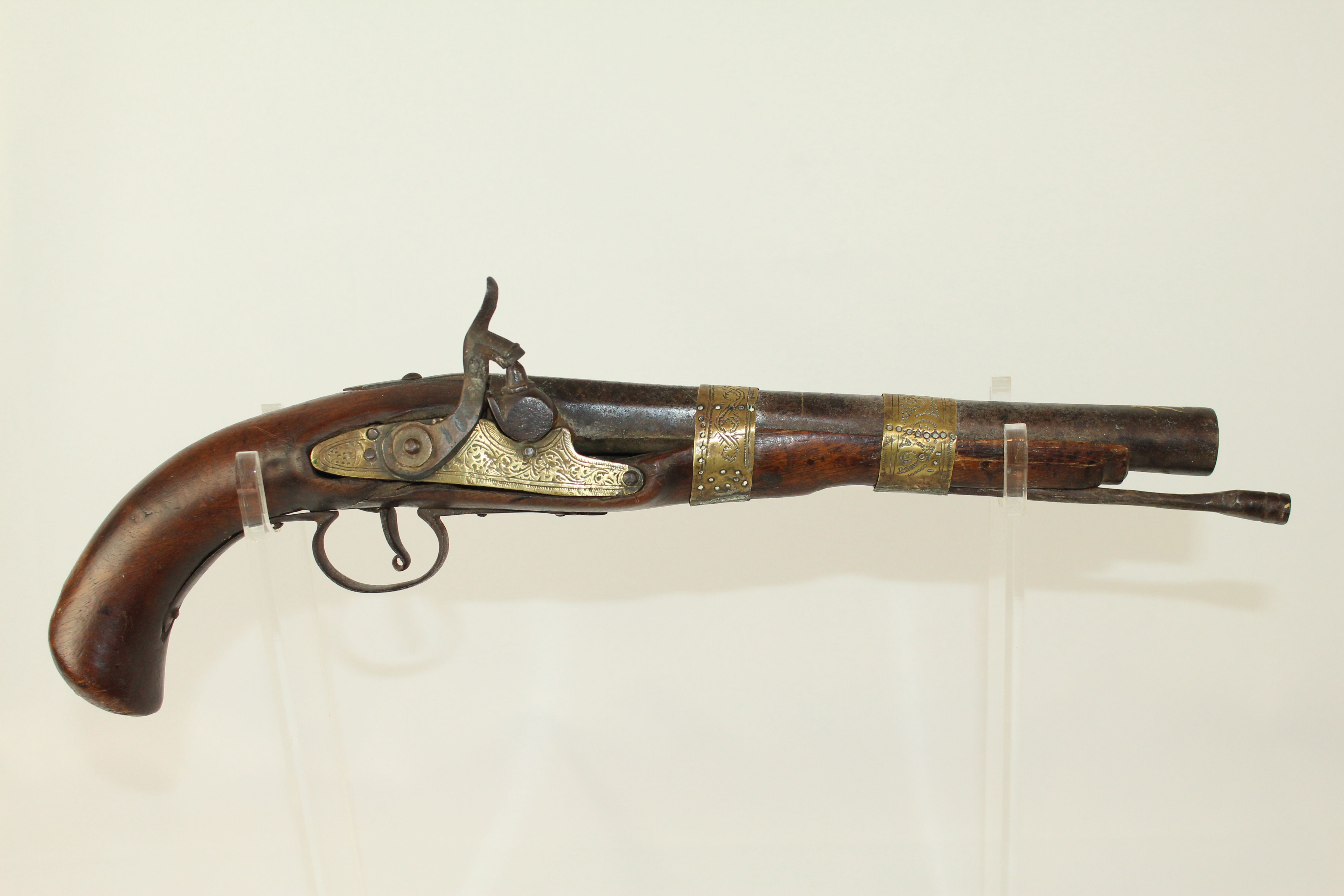 Colonial Percussion Pistol Antique Firearm 001 | Ancestry Guns