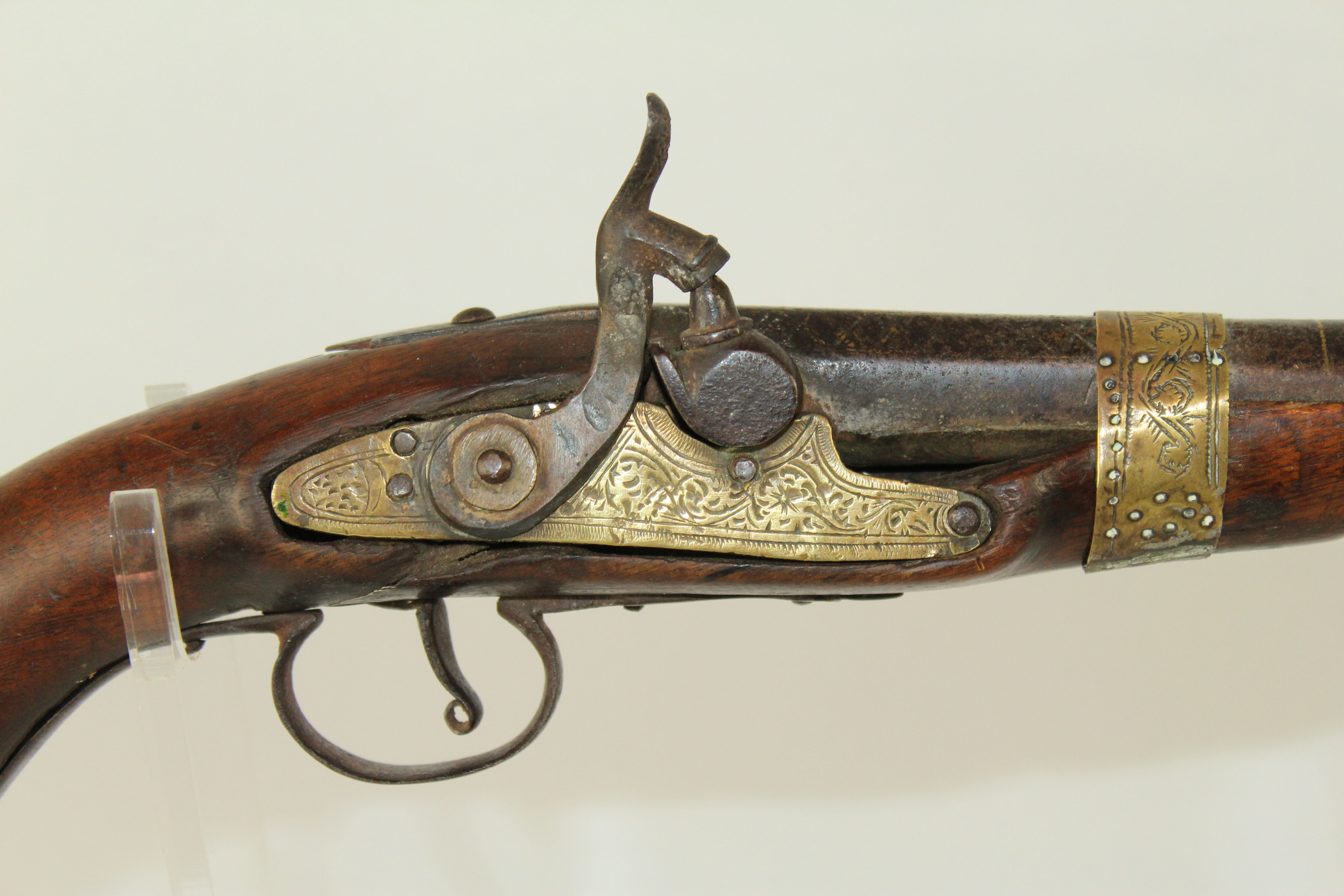 Colonial Percussion Pistol Antique Firearm 002 | Ancestry Guns