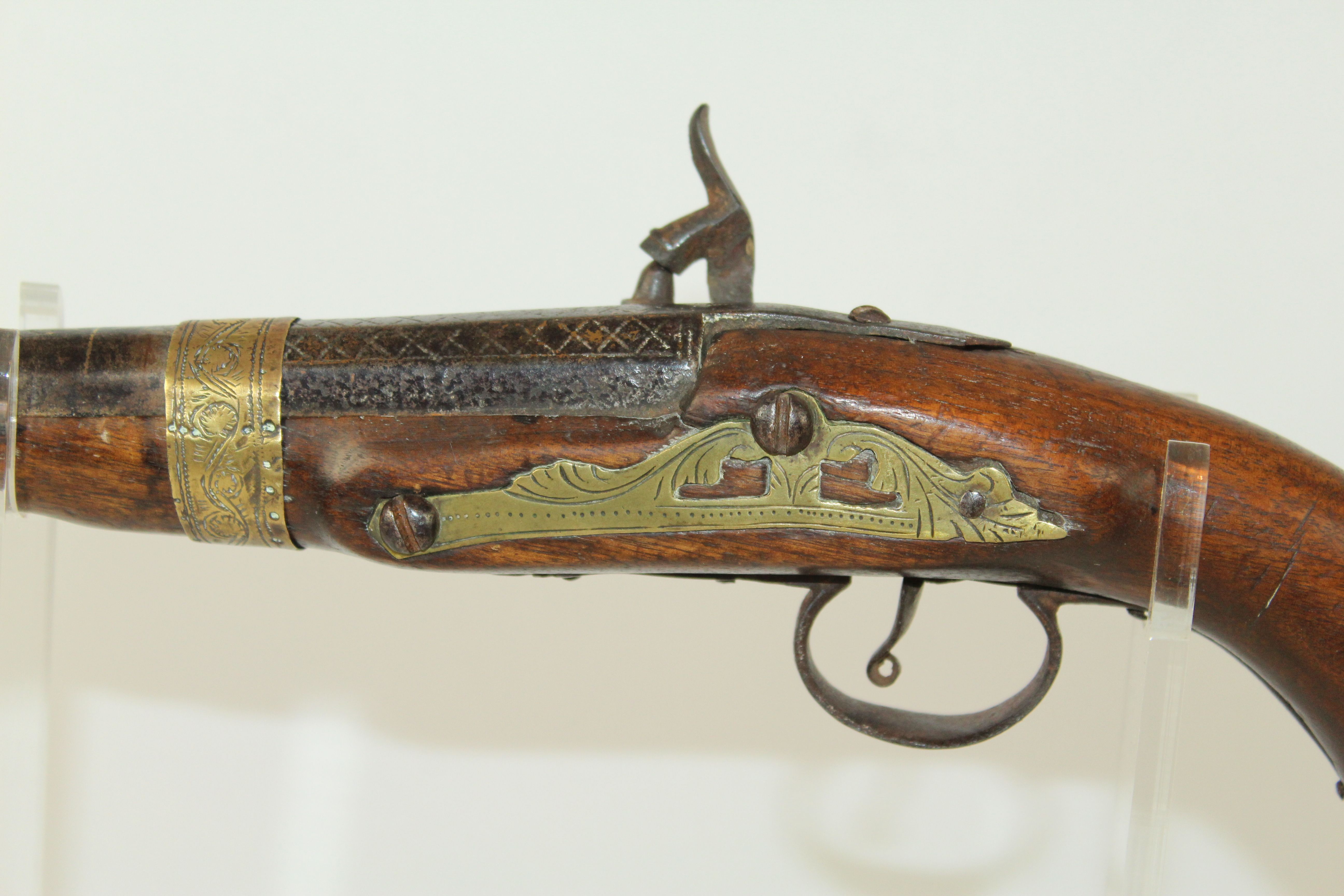 Colonial Percussion Pistol Antique Firearm 009 | Ancestry Guns