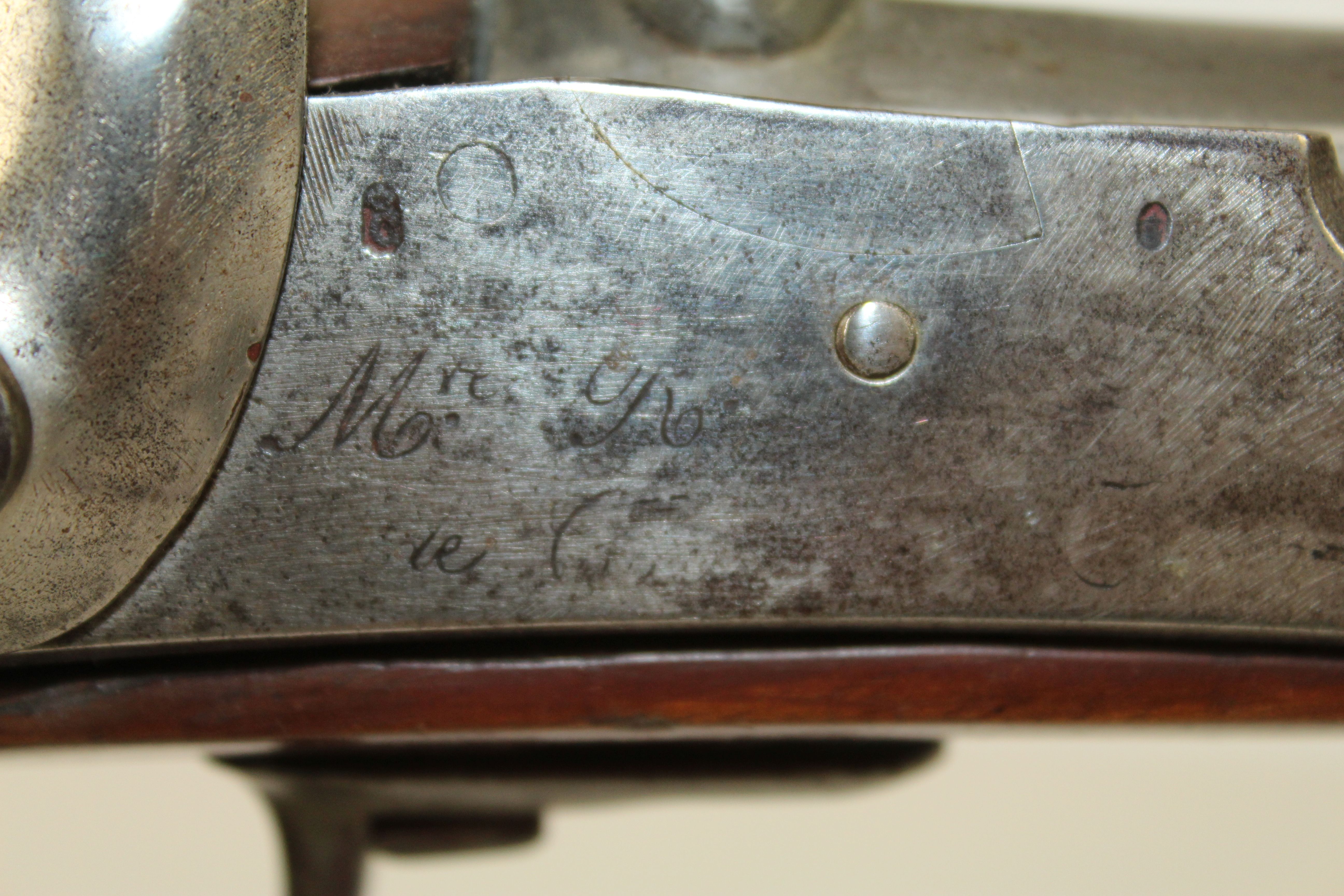 French 1822 Flintlock Conversion Percussion Pistol Antique Firearm 004 ...
