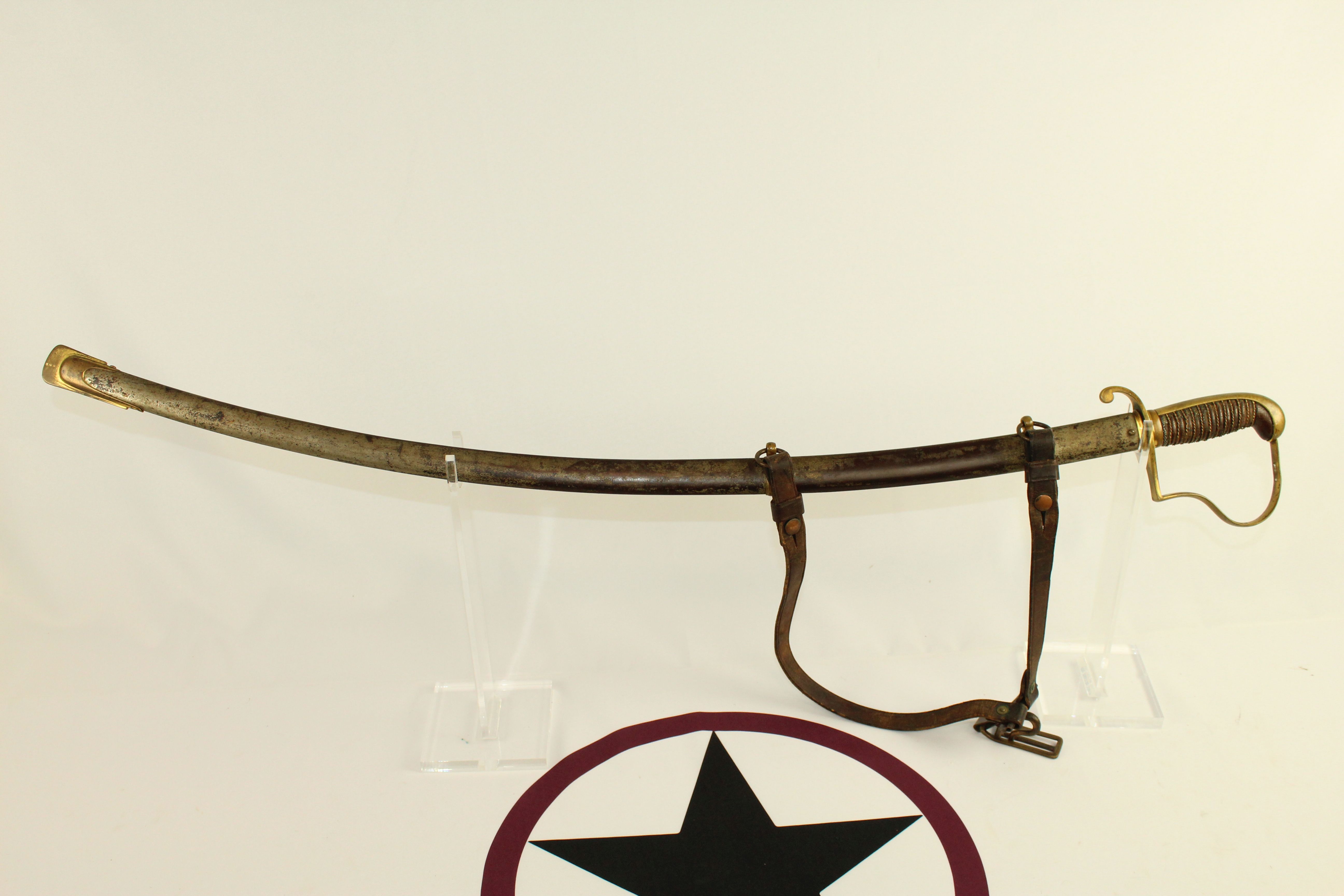 Springfield Armoy 1872 Artillery Officers Saber Sword Antique Firearm ...