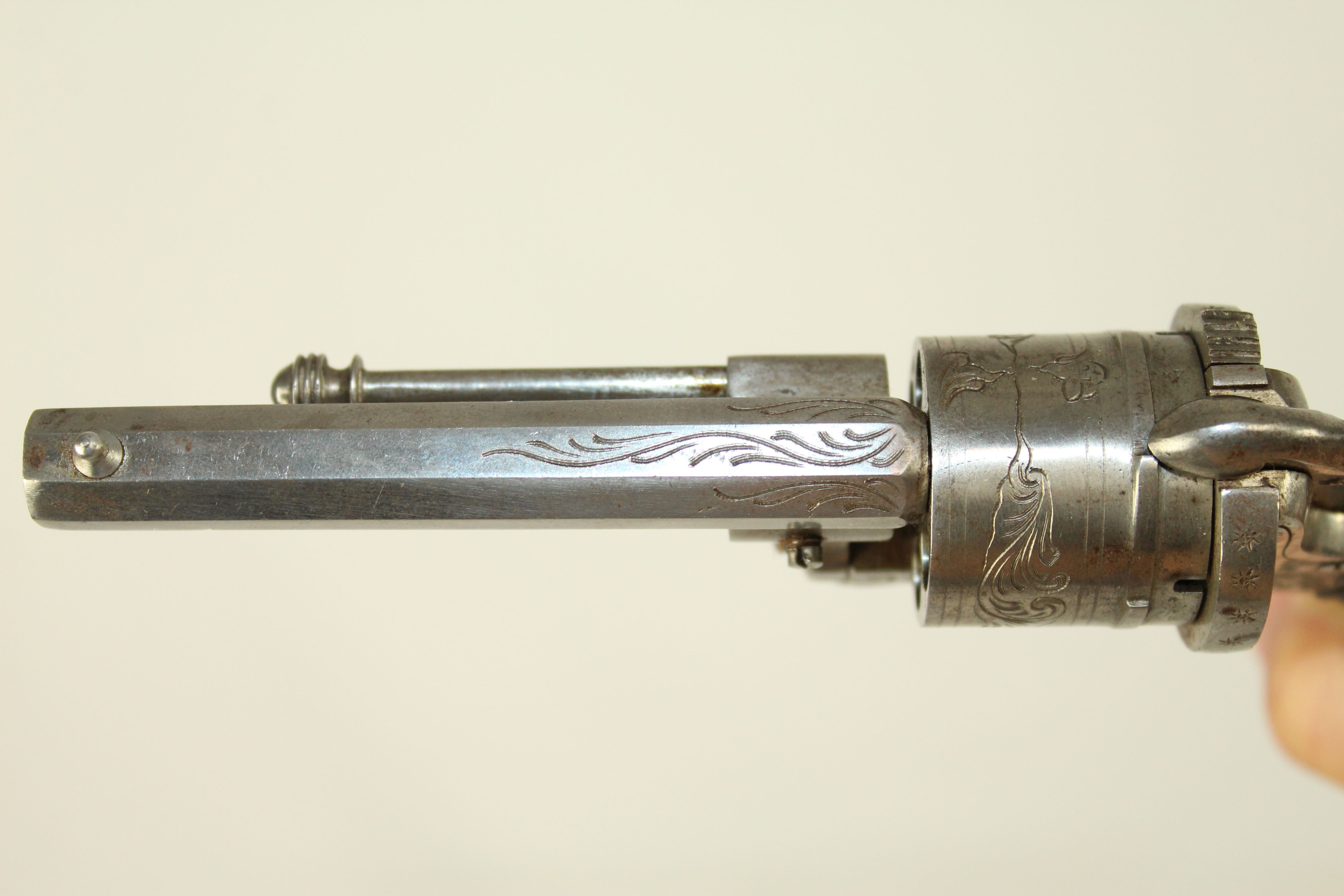 Belgian Pinfire Revolver Fagnus Clement Engraved Revolver Antique ...