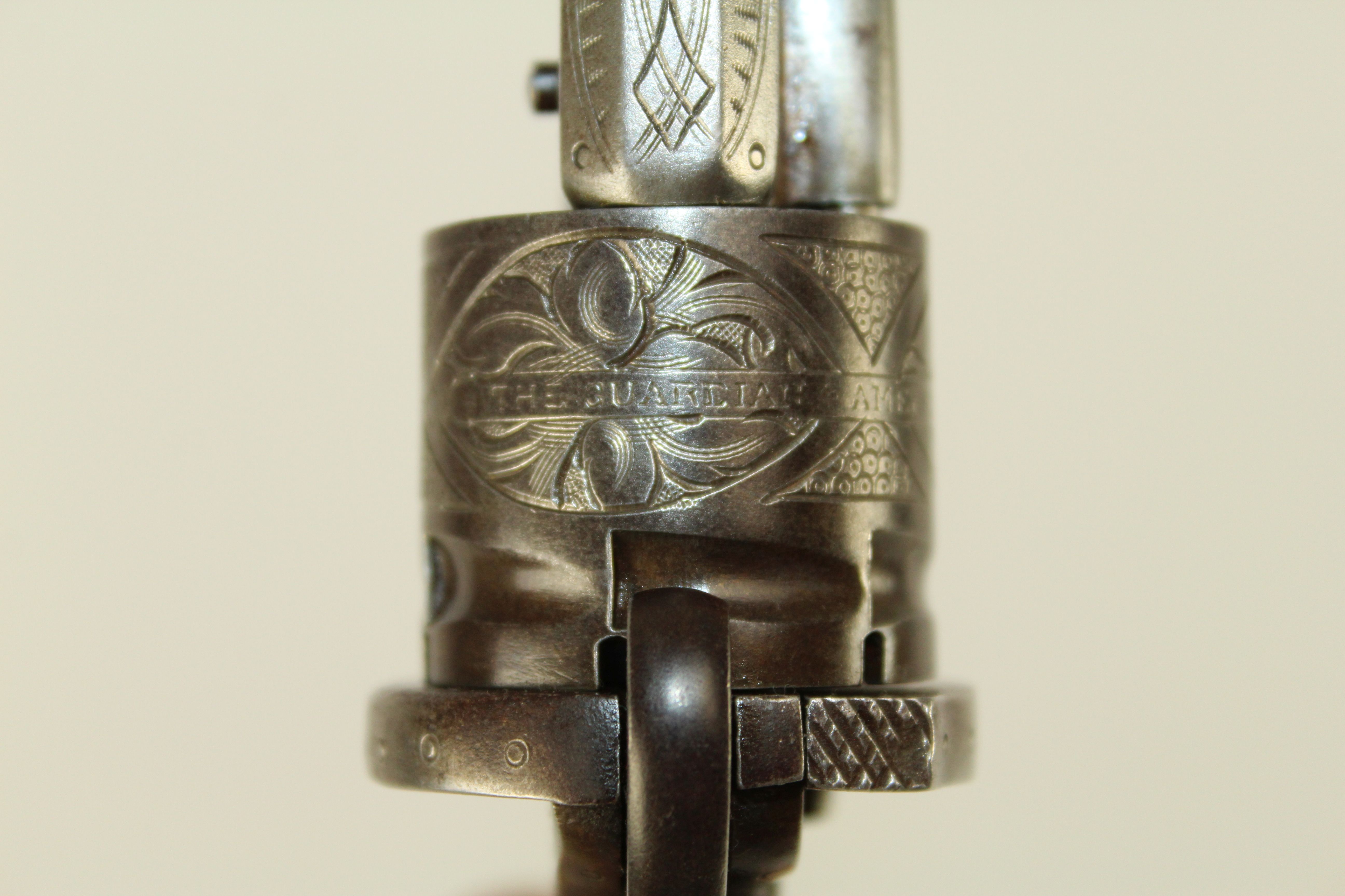 Belgian Pinfire Revolver Fagnus Clement Engraved Revolver Antique ...