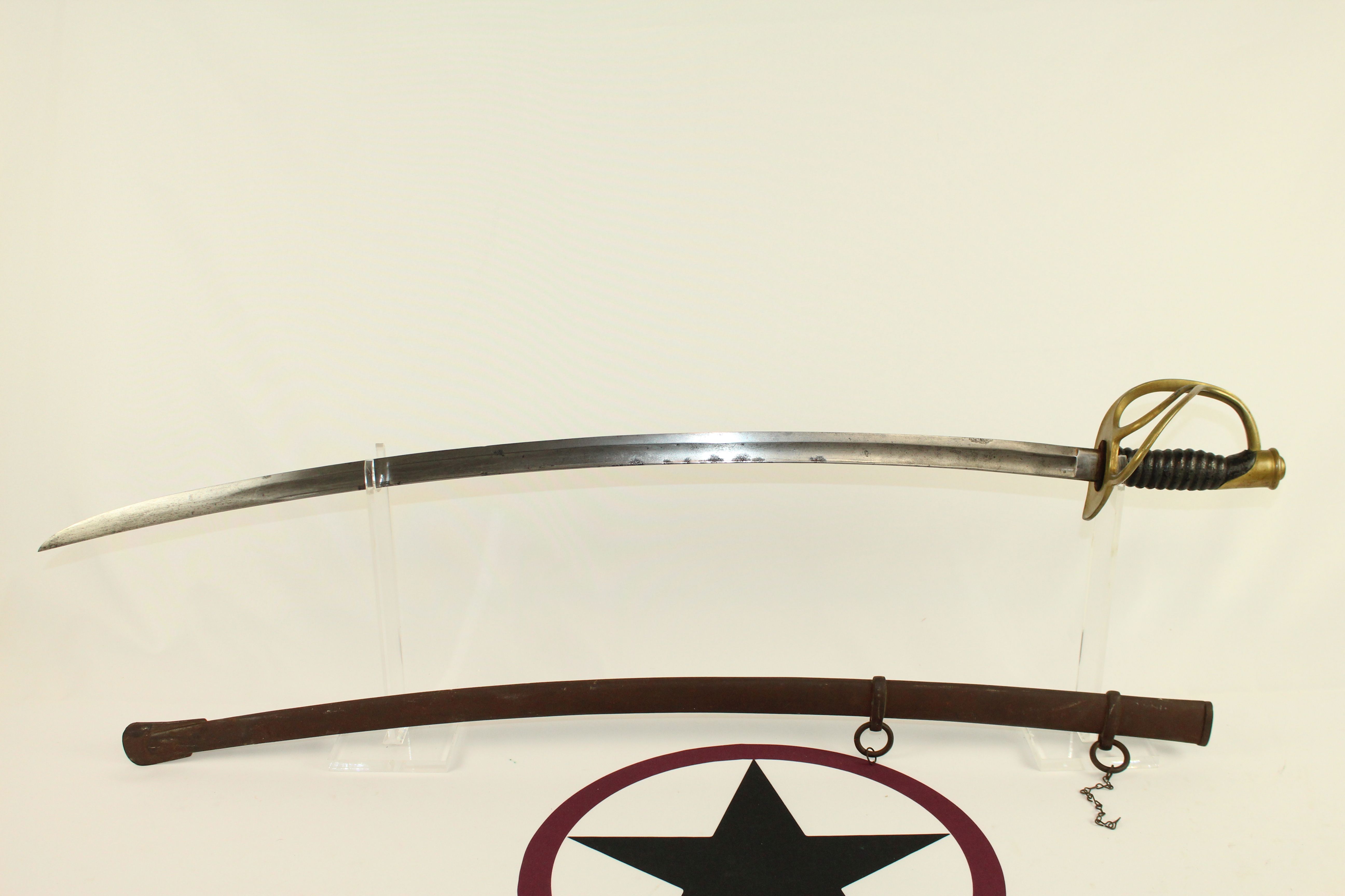 Civil War 1860 Light Cavalry Sword Saber Antique Firearms 001 ...