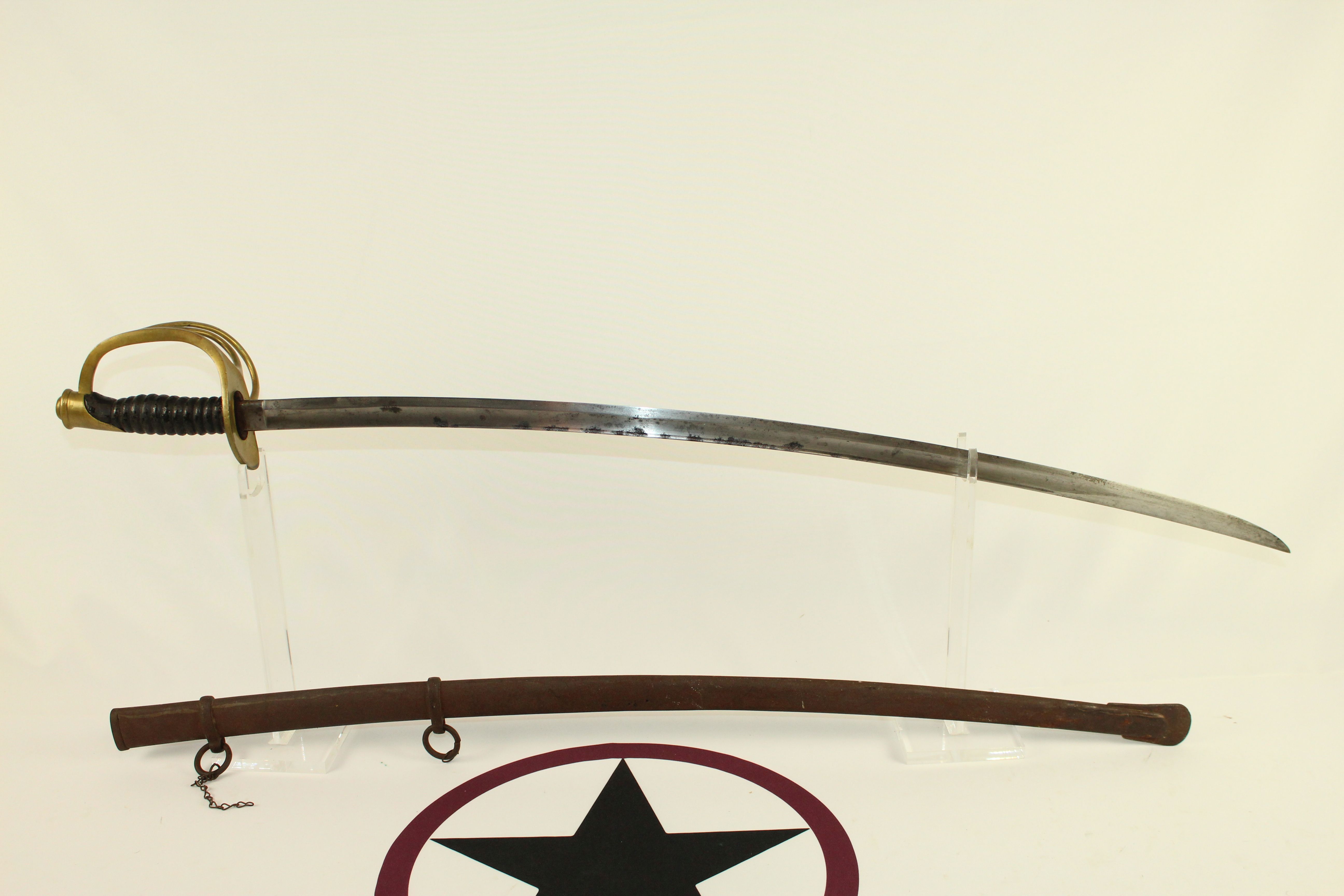 Civil War 1860 Light Cavalry Sword Saber Antique Firearms 010 ...