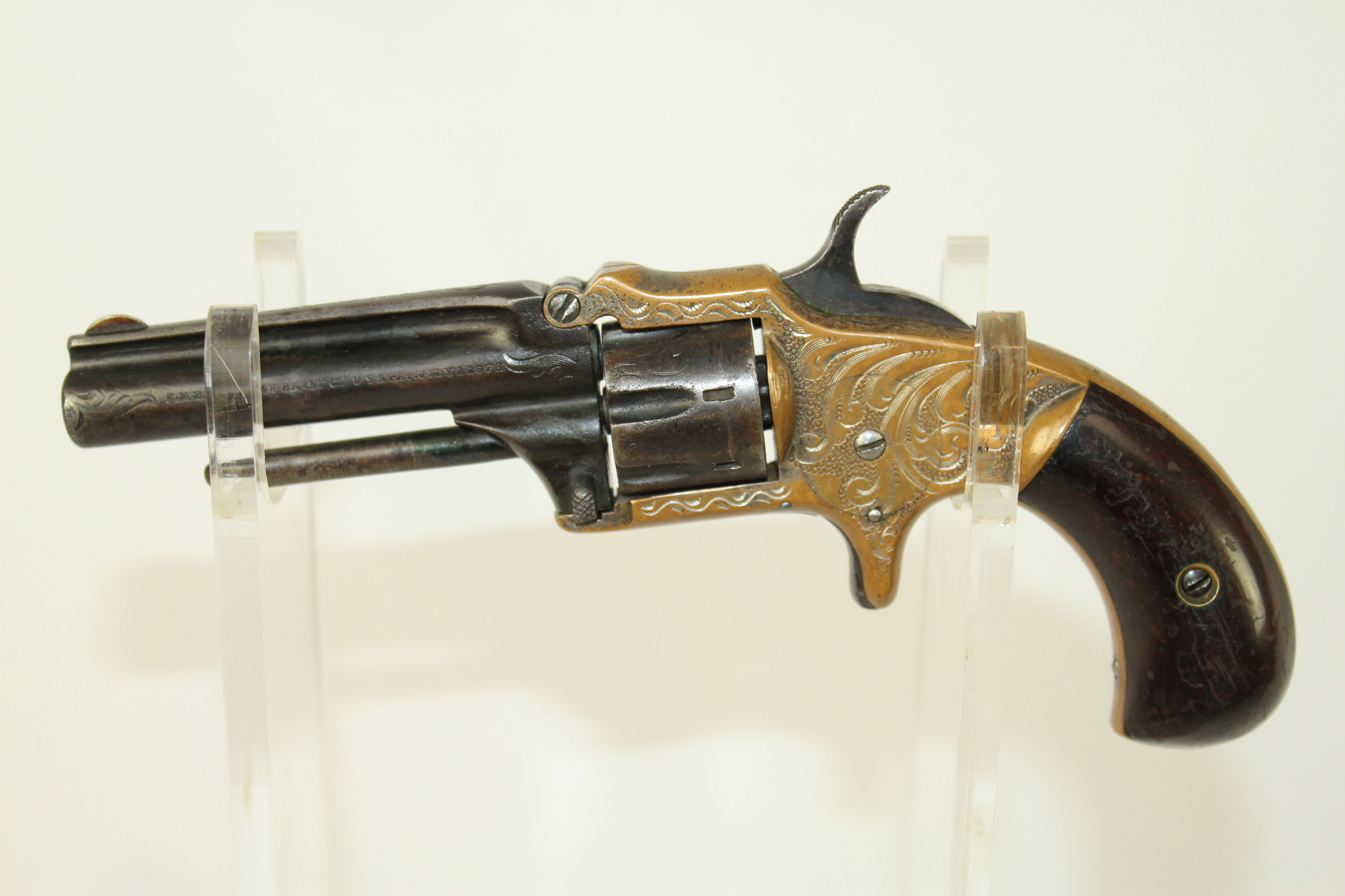 Marlin Engraved Revolver Antique Firearms 001 | Ancestry Guns