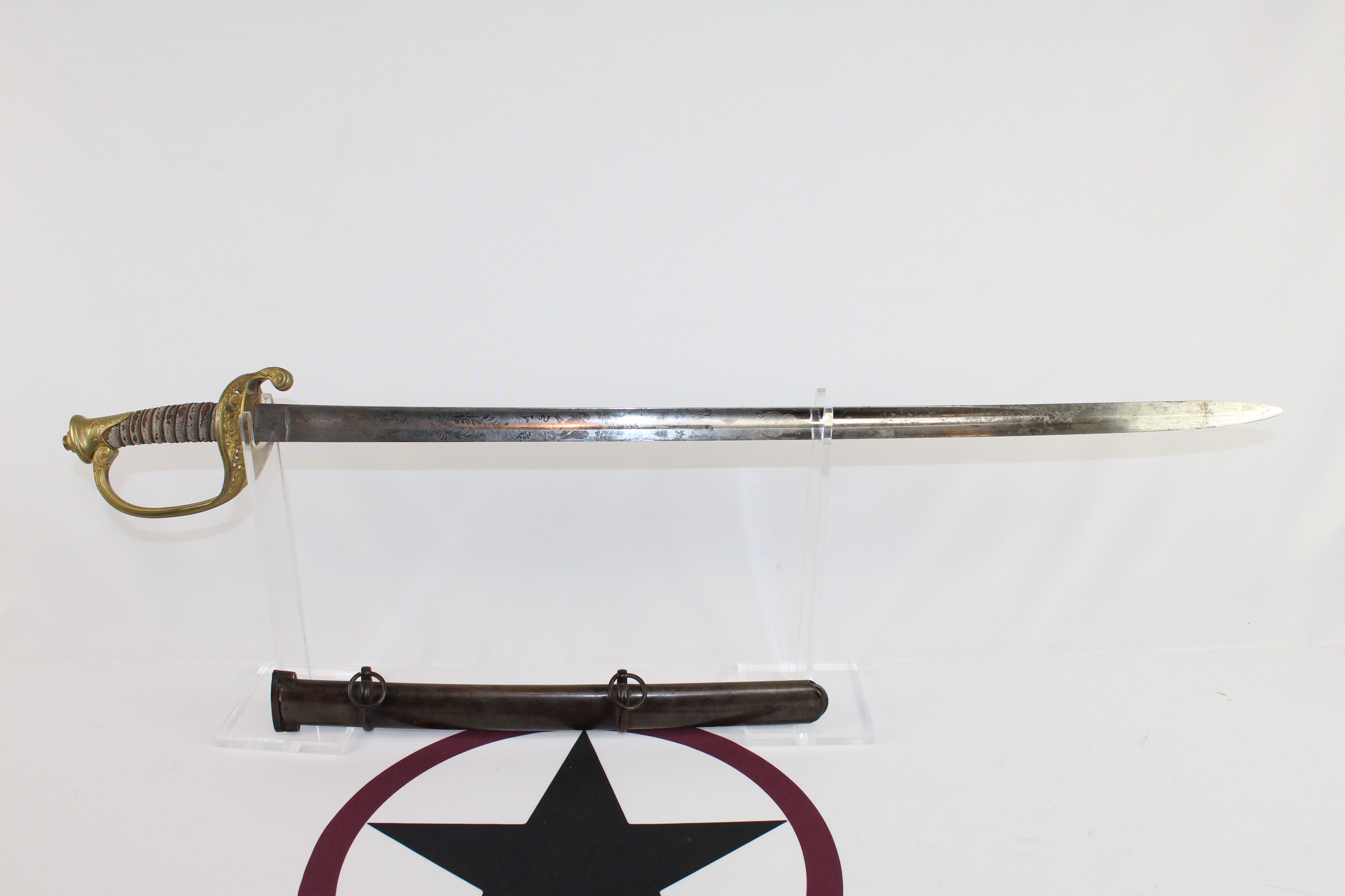 Civil War Model 1850 Foot Officer’s Sword Jay & Cie Paris Antique ...