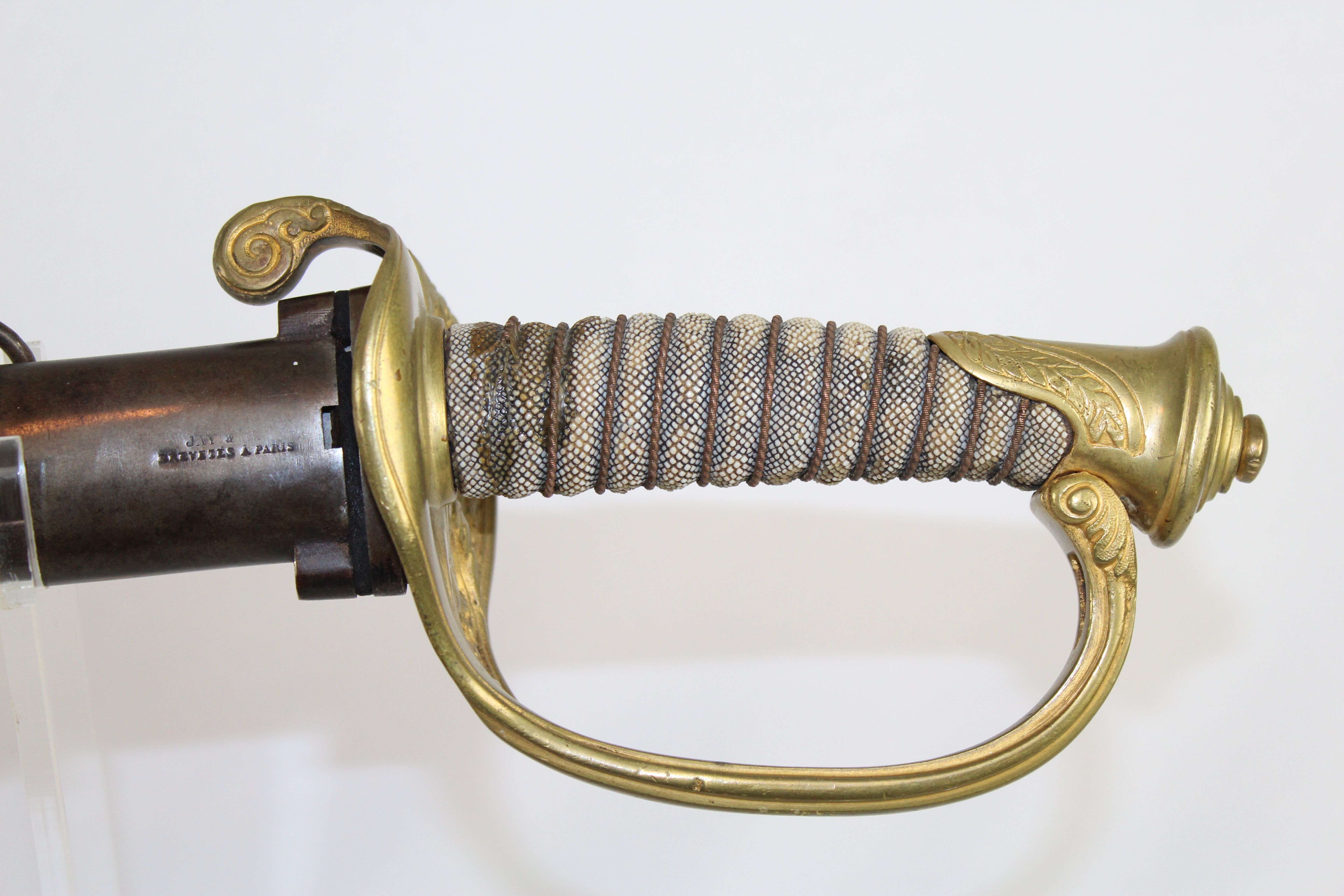 Civil War Model 1850 Foot Officer’s Sword Jay & Cie Paris Antique ...