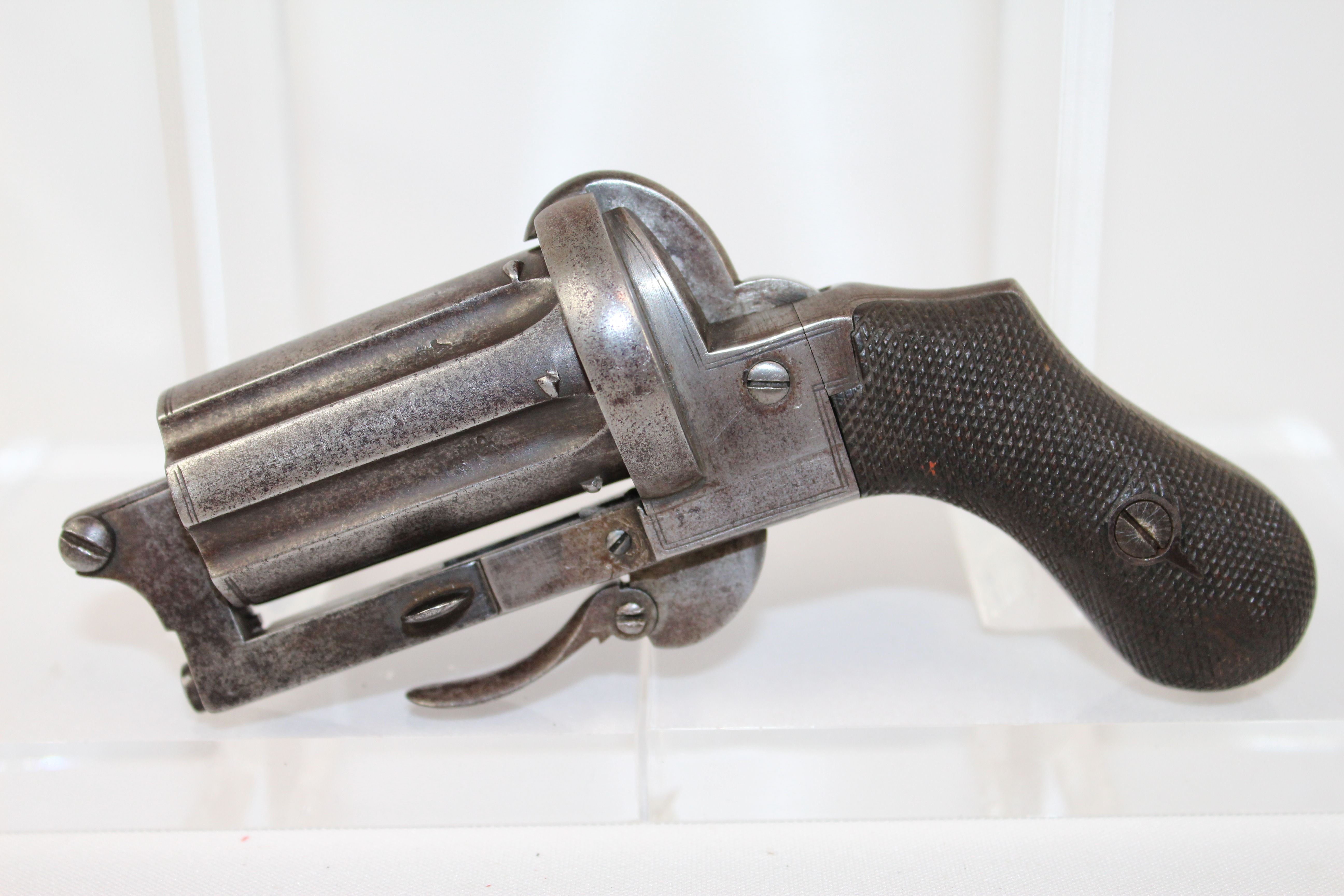 English British Pepperbox Revolver Antique Firearms 001 | Ancestry Guns