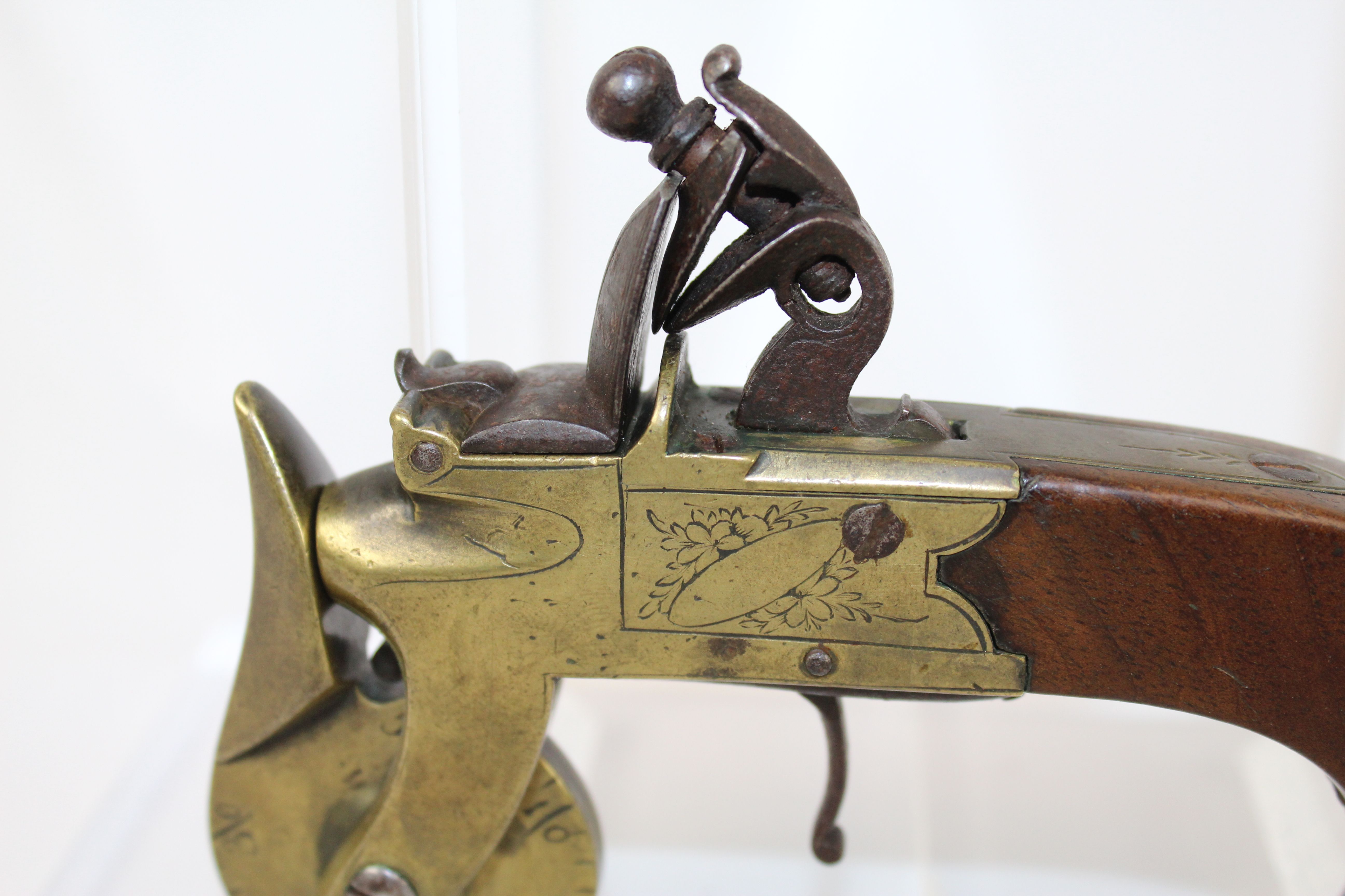 European Flintlock Black Powder Tester Pistol Antique Firearms 003 ...