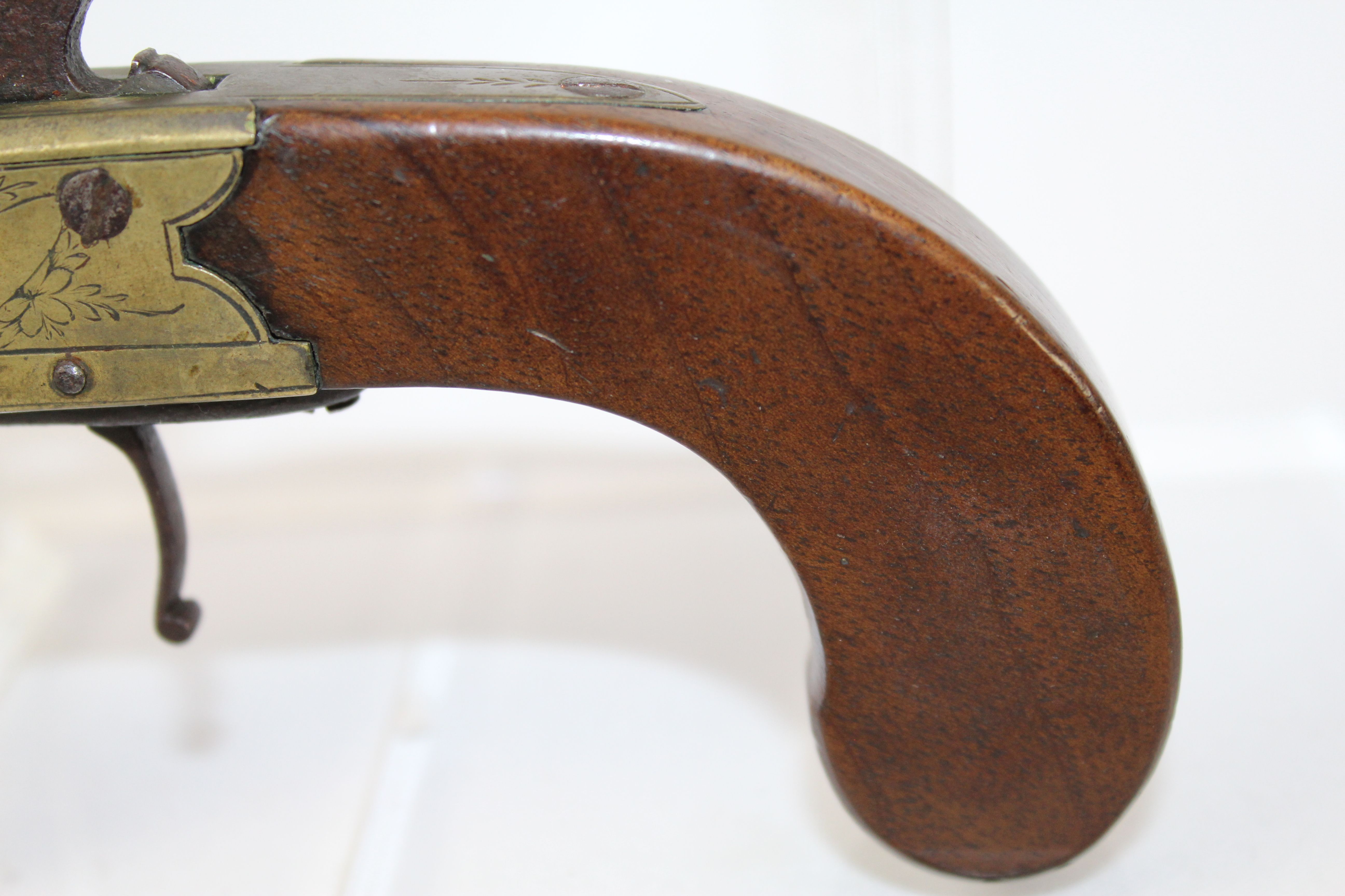 European Flintlock Black Powder Tester Pistol Antique Firearms 004 ...