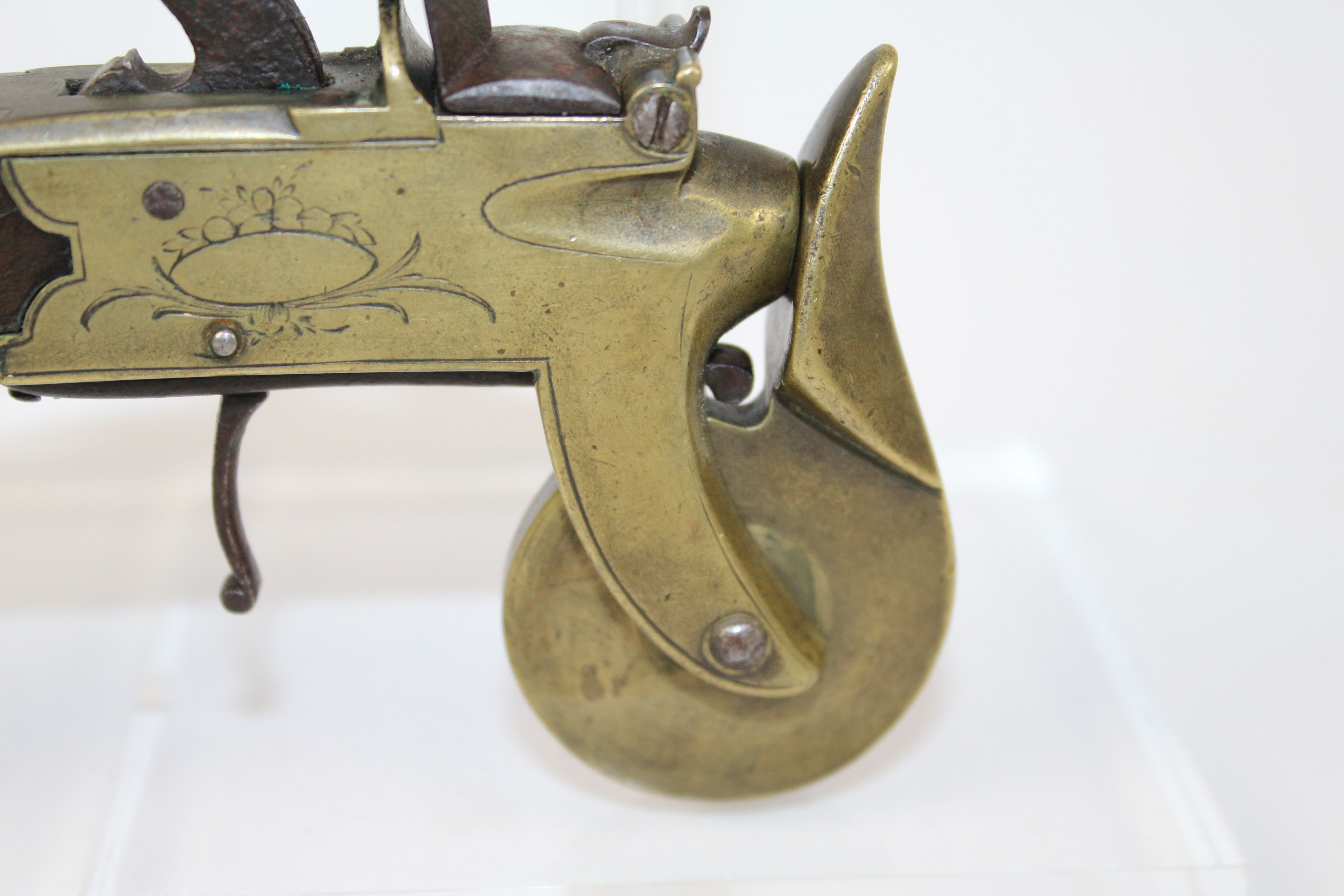 European Flintlock Black Powder Tester Pistol Antique Firearms 007 ...