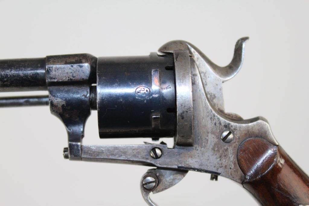 Liege Belgian Pinfire Revolver Antique Firearms 005 | Ancestry Guns