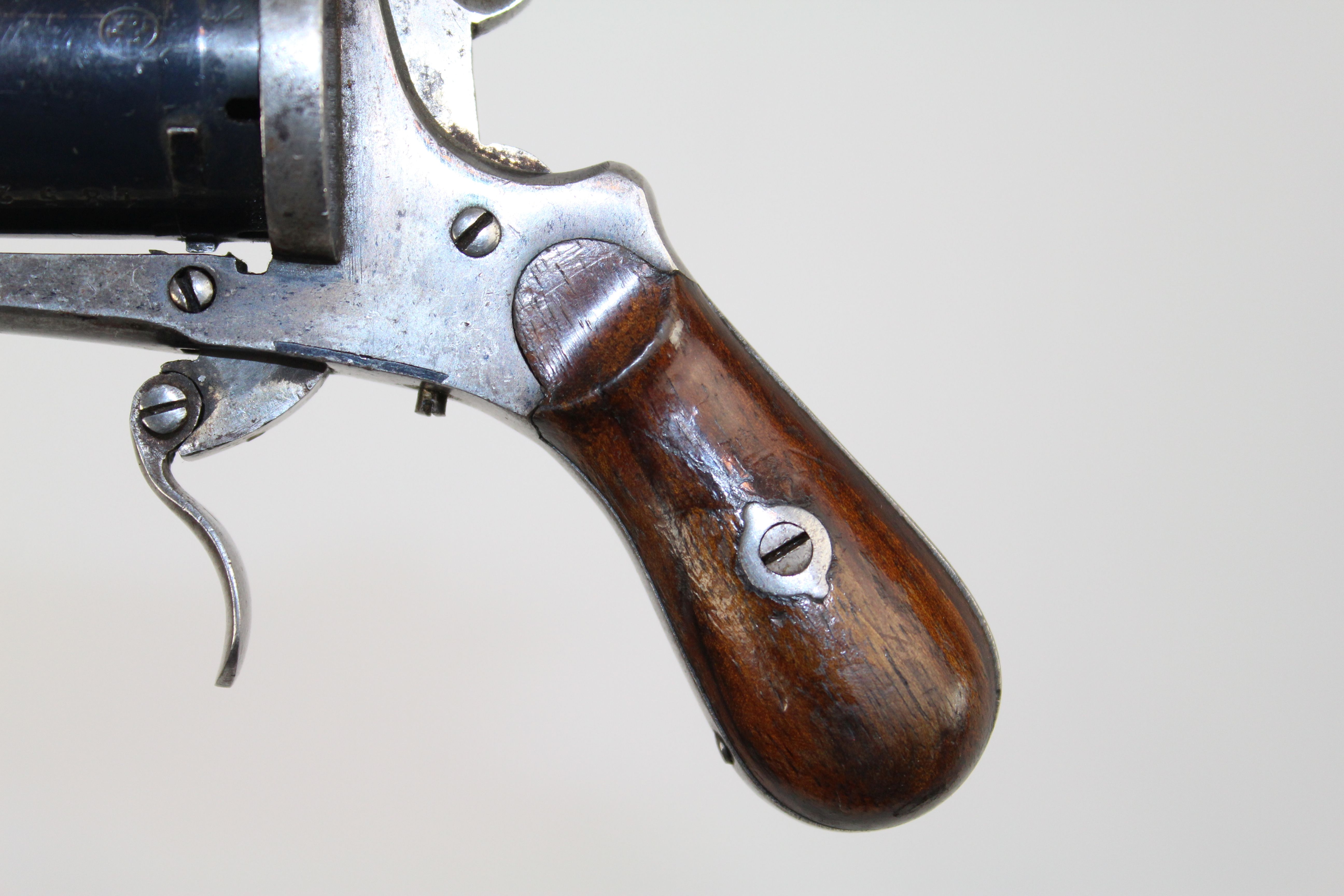 Liege Belgian Pinfire Revolver Antique Firearms 006 | Ancestry Guns