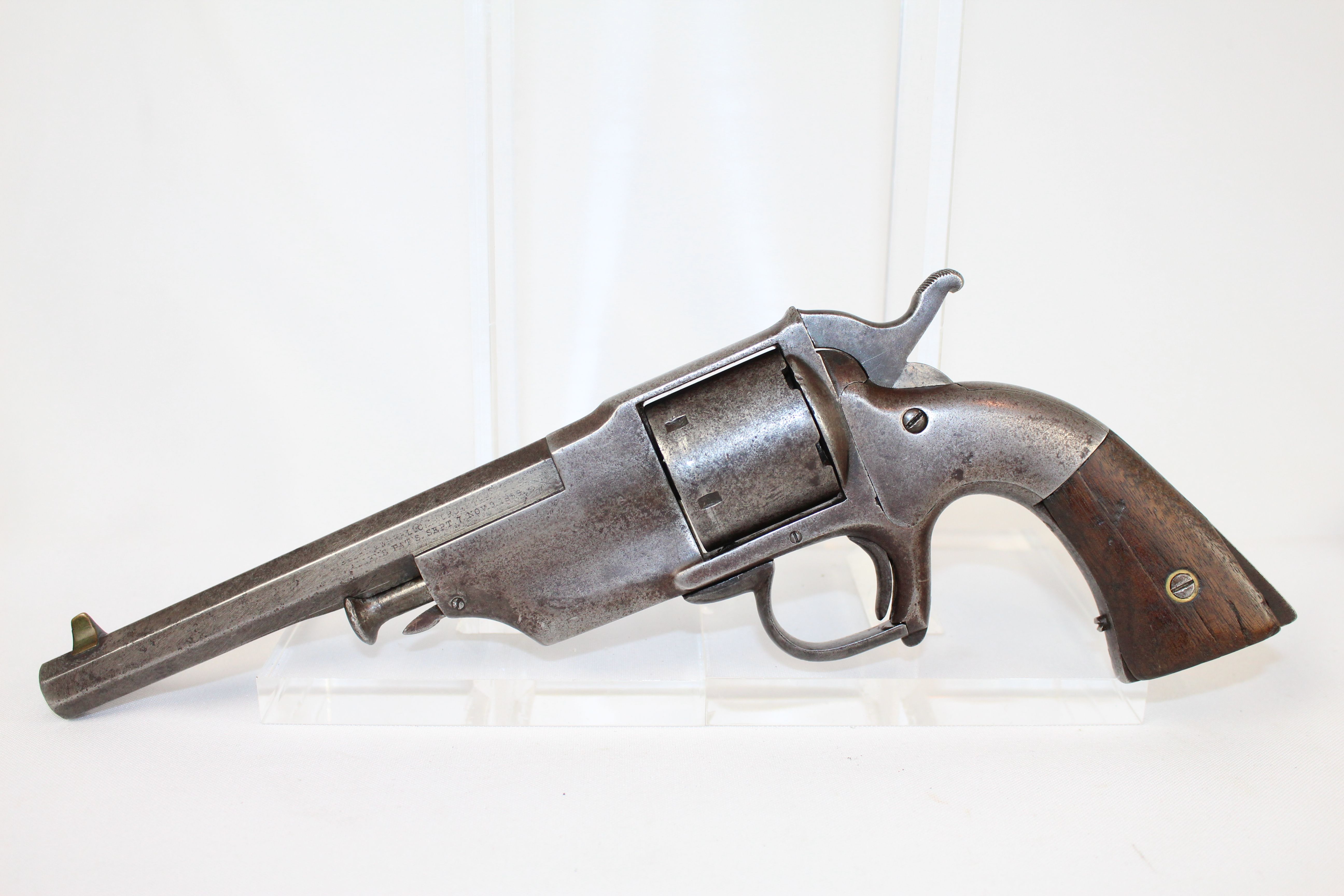 Civil War Allen & Wheelock Navy Lipfire Revolver Antique Firearms 006 ...