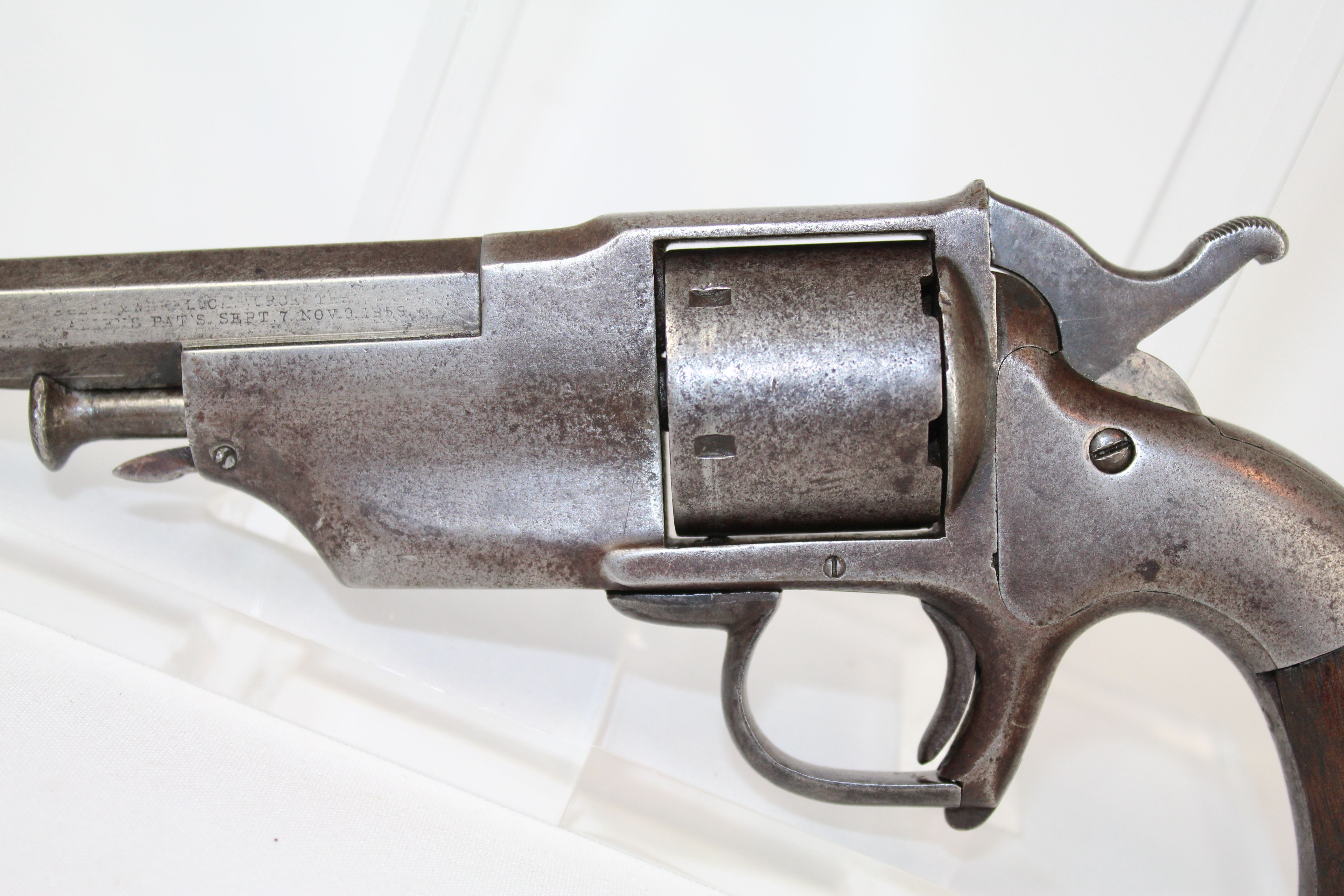 Civil War Allen & Wheelock Navy Lipfire Revolver Antique Firearms 007 ...