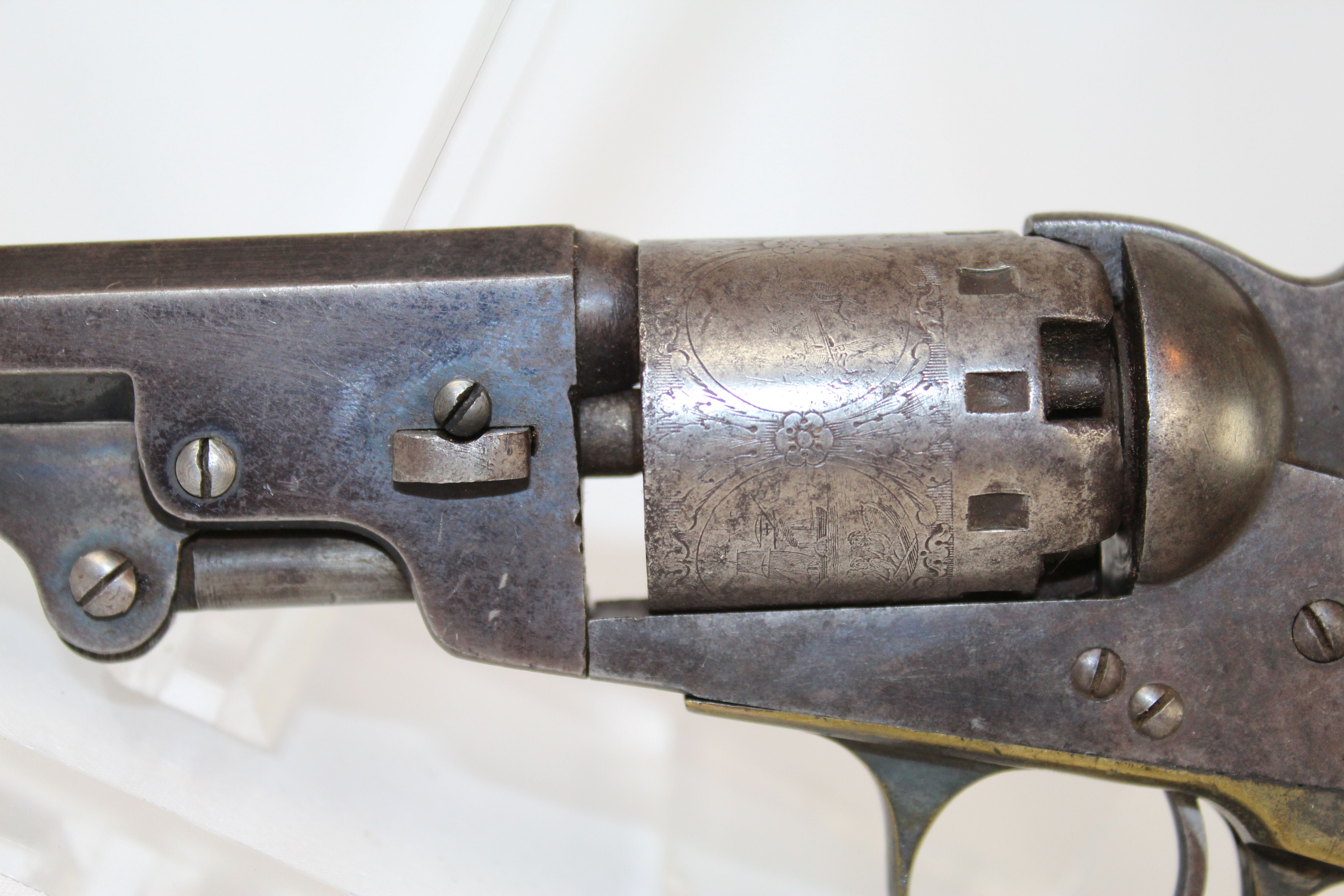 Civil War Manhattan Navy Percussion Revolver Antique Firearms 002 ...