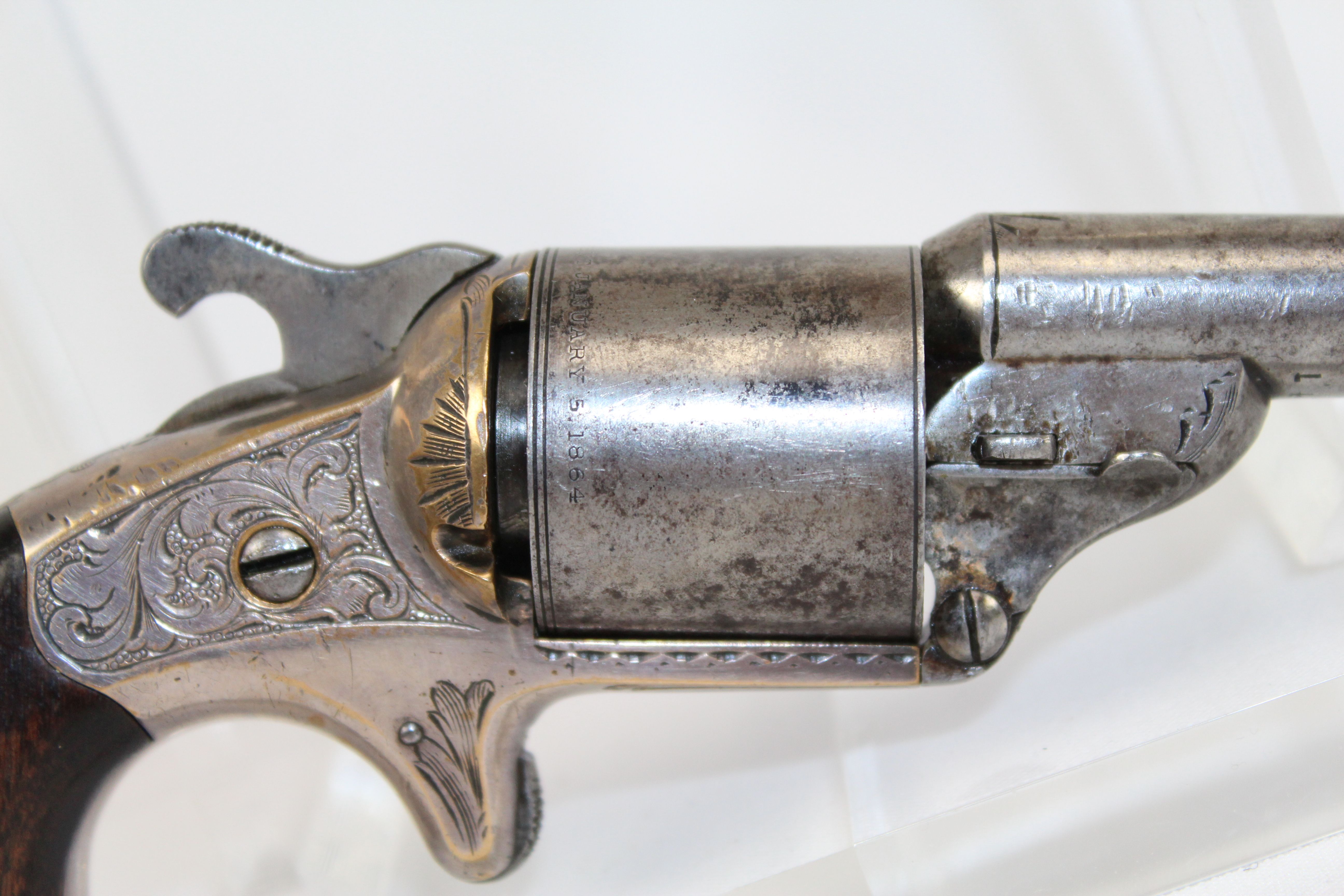 Civil War Moore’s Patent Revolver Antique Firearms 010 | Ancestry Guns
