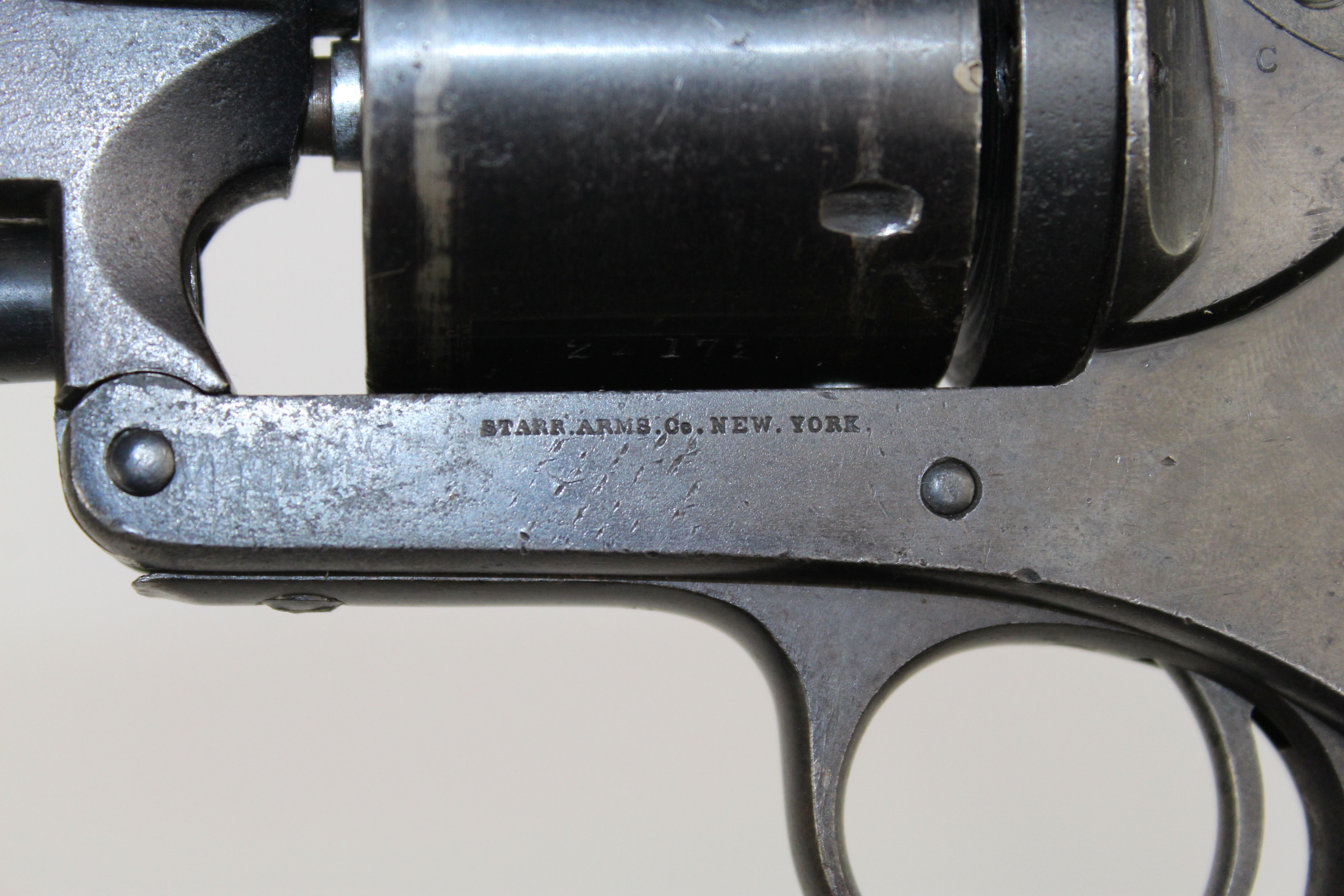 Civil War Starr Army Revolver Conversion Antique Firearms 008 ...
