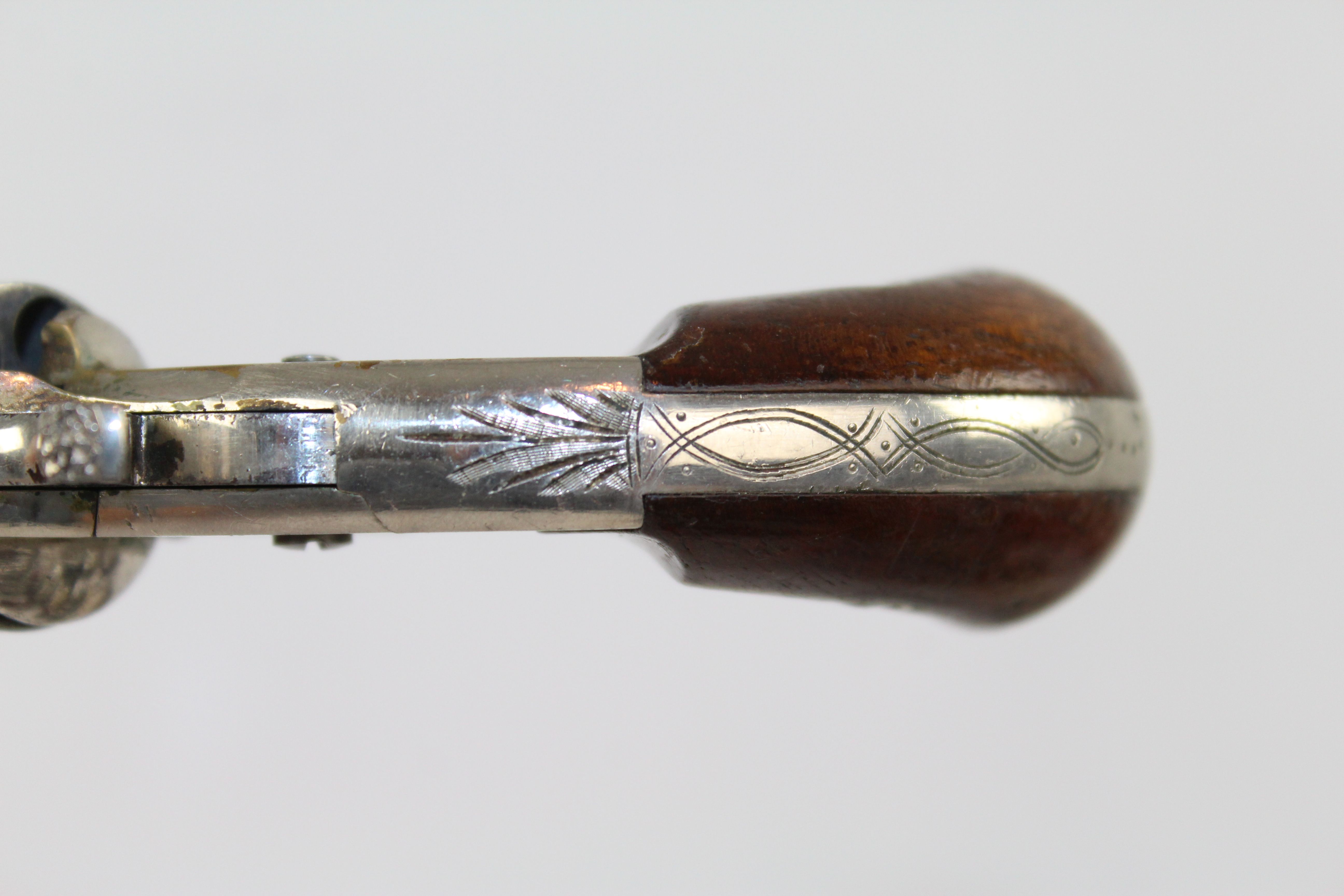 Colt Engraved Open Top .22 Rimfire Revolver Antique Firearms 006 ...