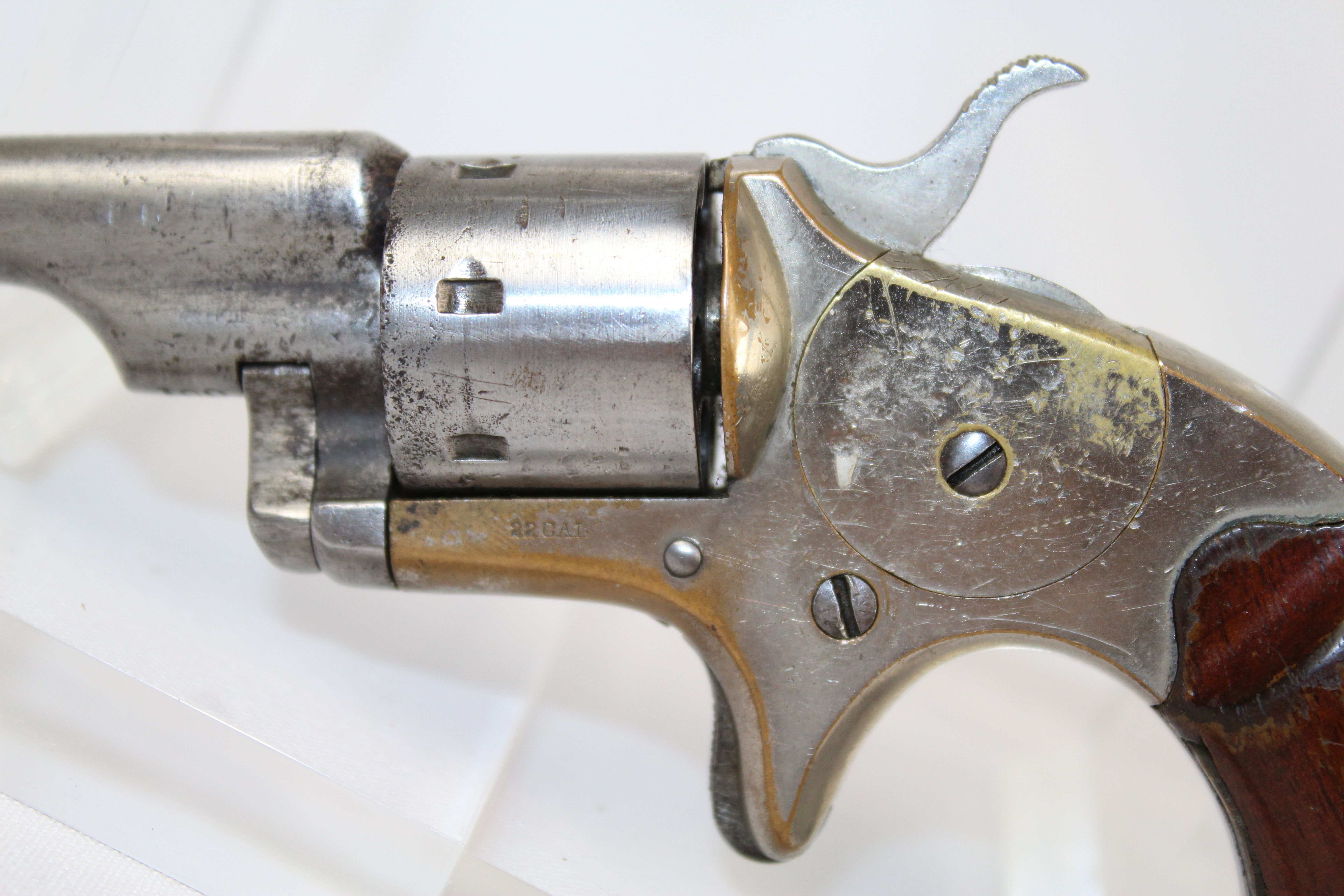 Colt Open Top Revolver .22 Rimfire Short Antique Firearms 012 ...