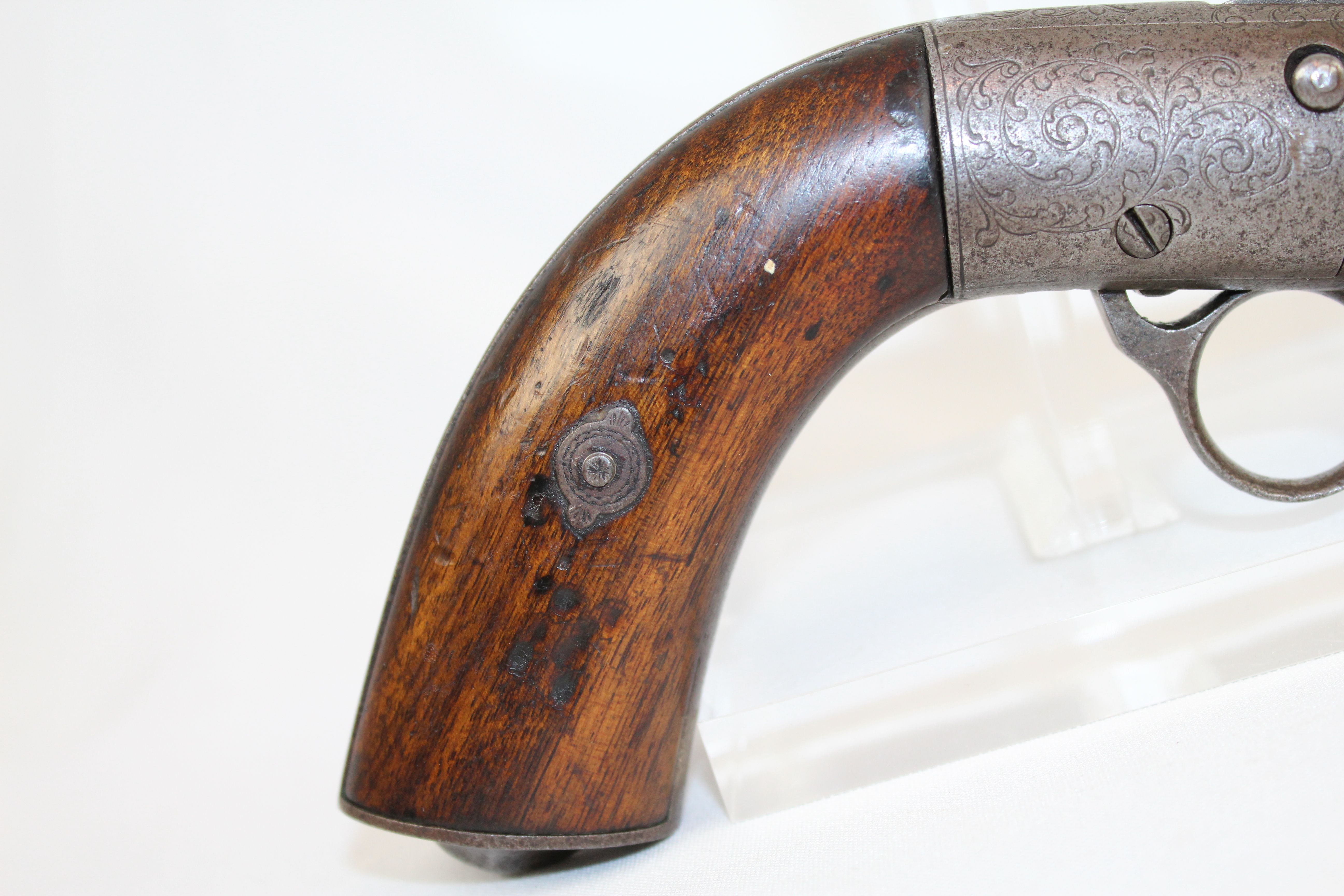 European Belgian Golleve Brevete Ring Trigger Revolver Antique Firearms ...