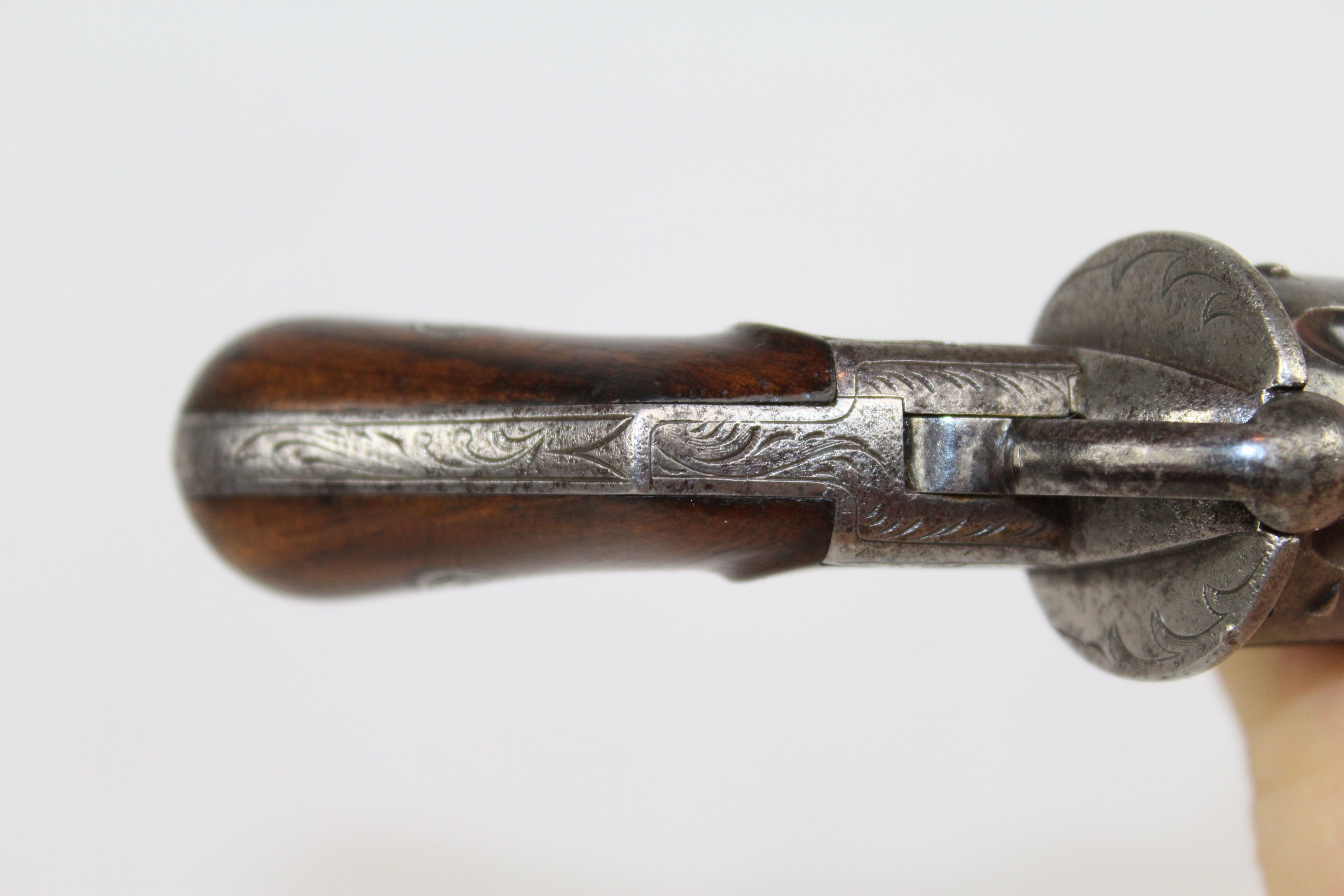 European Belgian Pepperbox Meyers Brevete Revolver Antique Firearms 005 ...