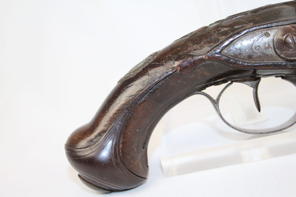 European Percussion Pistol 1830s Crest Antique Firearms 003 | Ancestry Guns