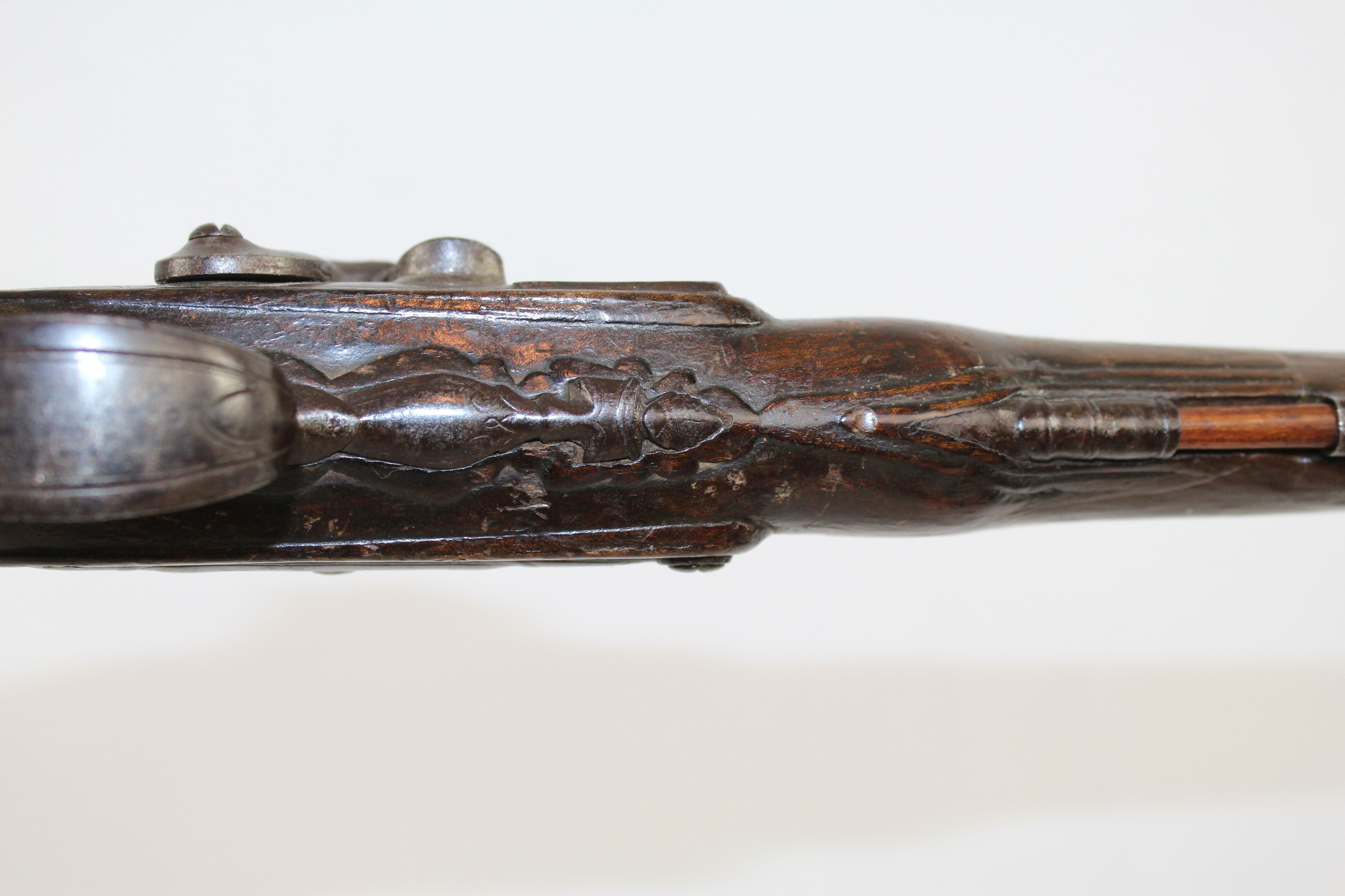European Percussion Pistol 1830s Crest Antique Firearms 006 | Ancestry Guns