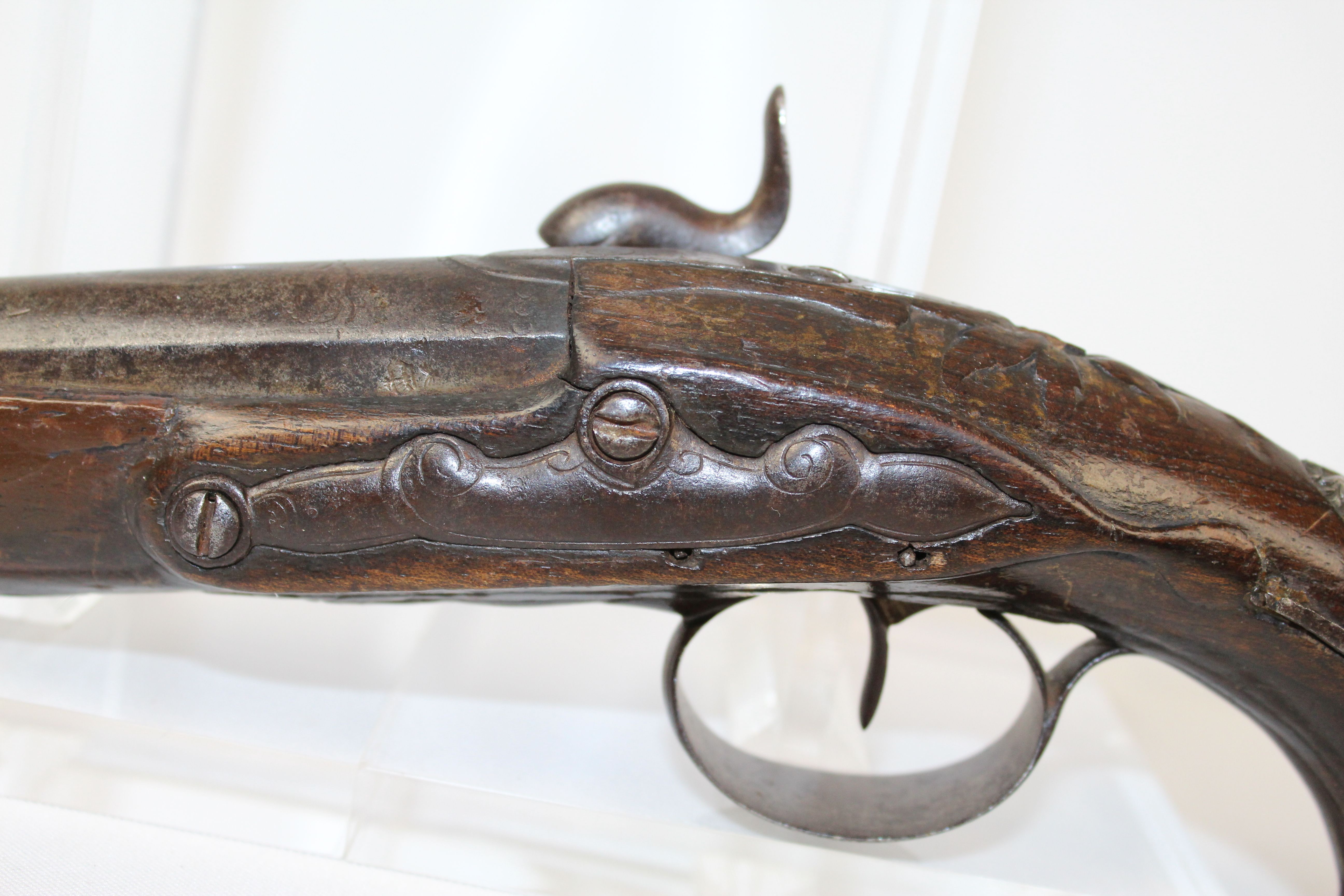 European Percussion Pistol 1830s Crest Antique Firearms 008 | Ancestry Guns