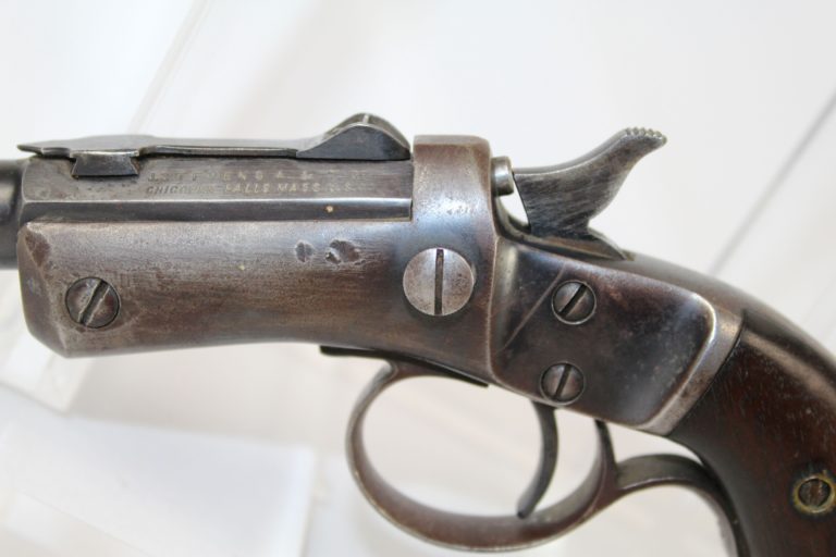 Stevens .22 Single Shot Pistol Antique Firearms 002 | Ancestry Guns